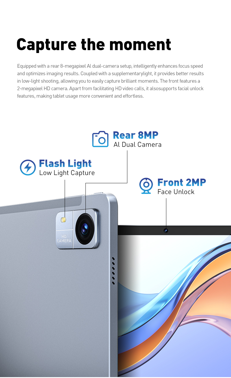 SUXI A3 Pad tablet แท็บเล็ต 10.1นิ้ว 6000mAh 12+128 Unisoc T606 Dolby ...