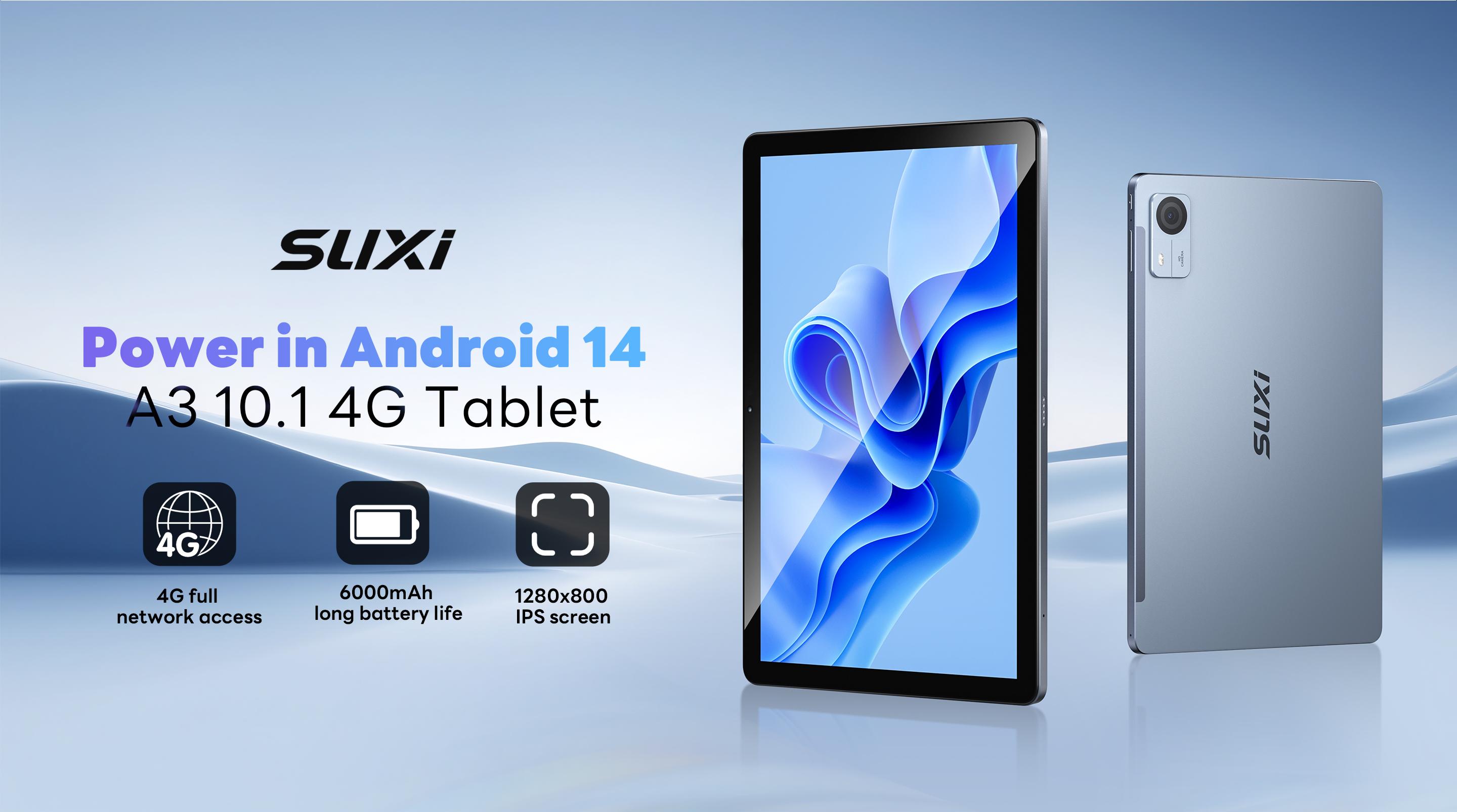 Suxi Poker A3 10.1 tablet แท็บเล็ต12+128GB 4G, แบตเตอรี่ 6000mAh ลําโพง ...