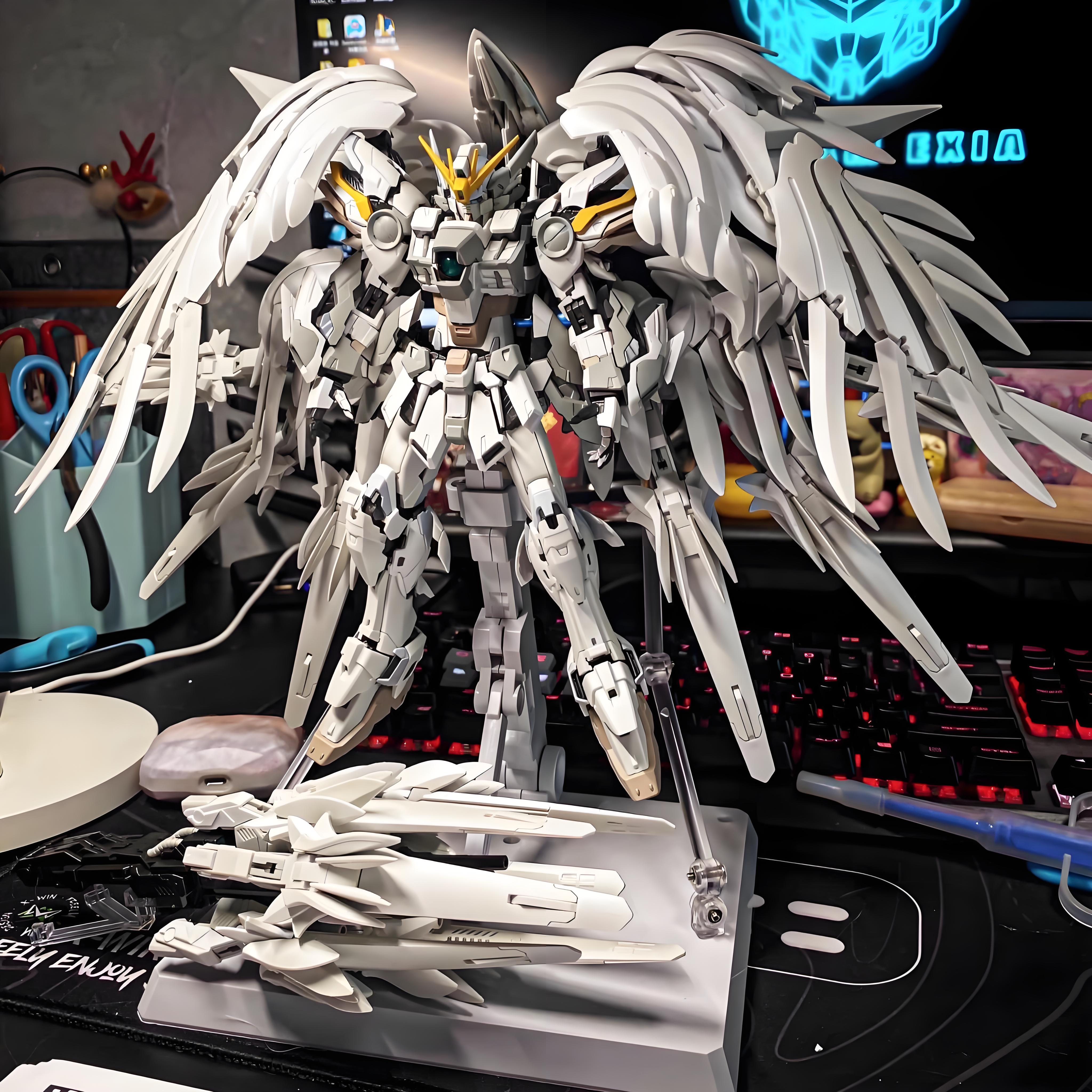 【โครงกระดูกโลหะผสม】DABAN 8827 MG 1/100 White Snow White Flying Wings fix Style โมเดลกันดั้ม ...