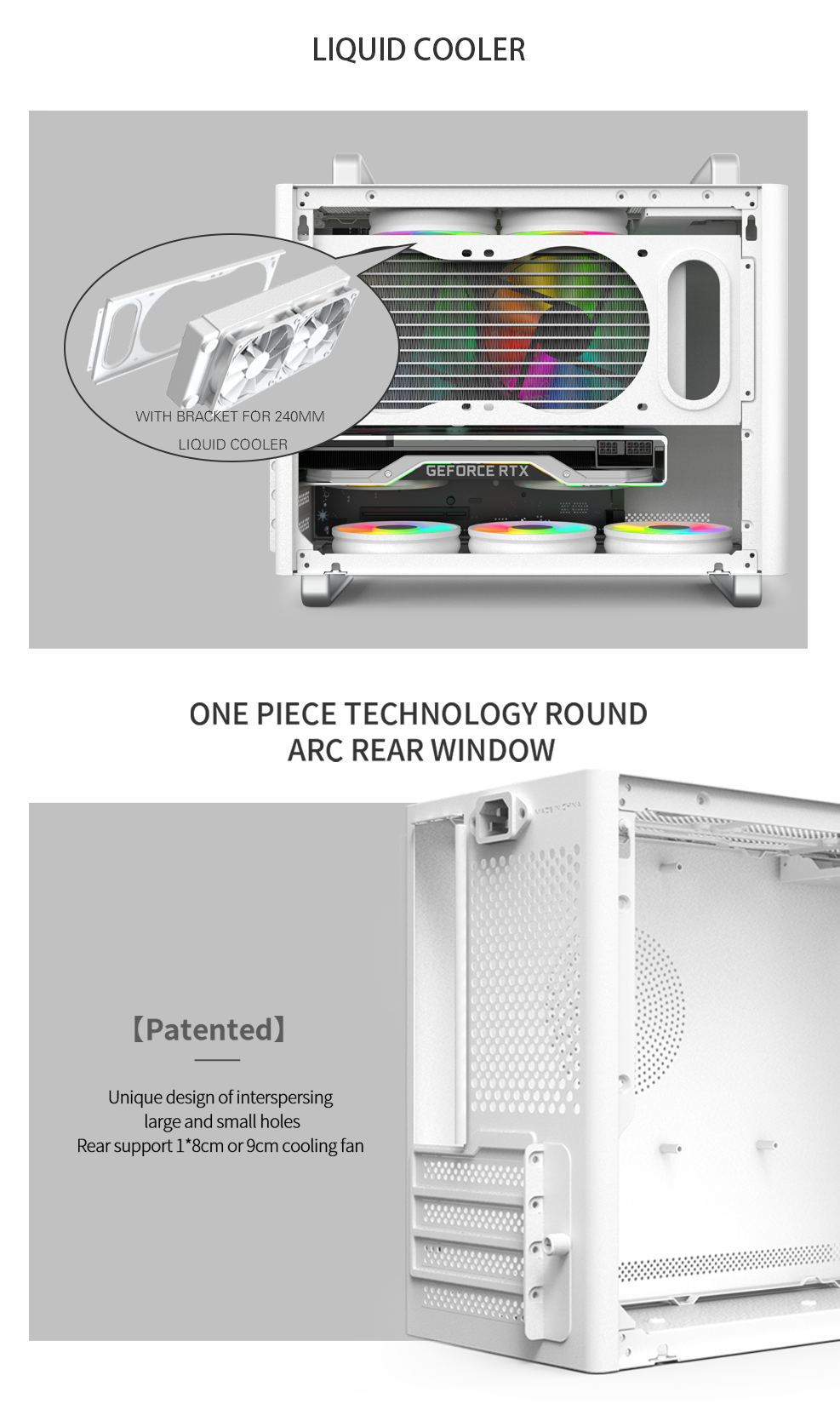 Soeyi U320 PC Case M-ATX/ITX Mini Desktop แบบพกพาแบบพกพาคอมพิวเตอร์ ...