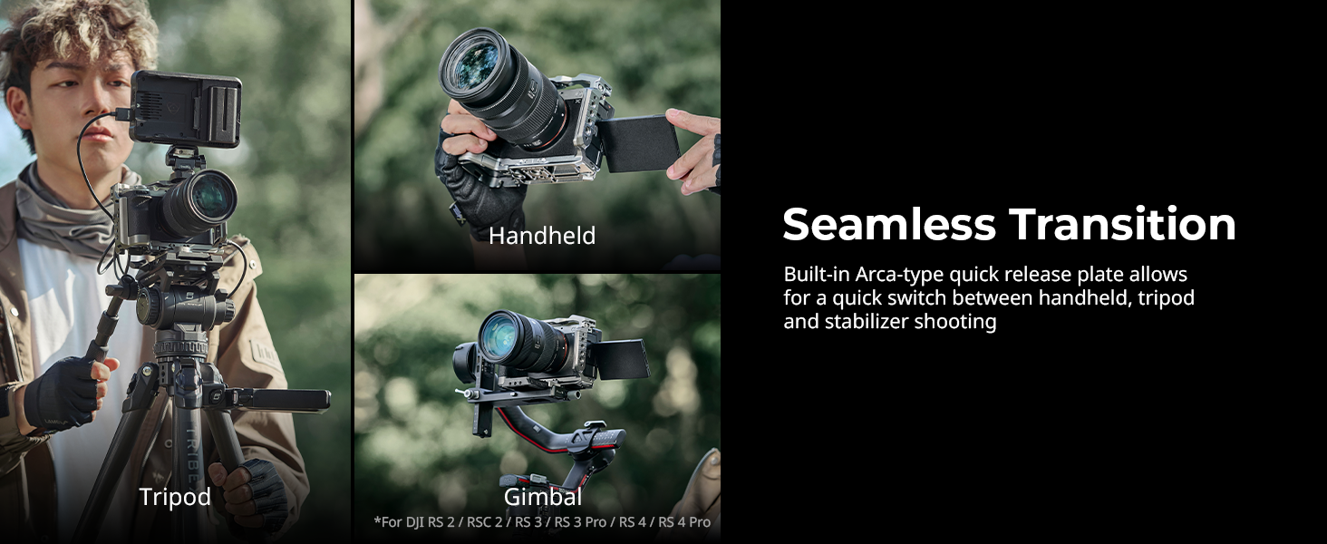 Smallrig กล้องกรงสําหรับ Sony Alpha 7C II / 7CR, "HawkLock" Quick ...