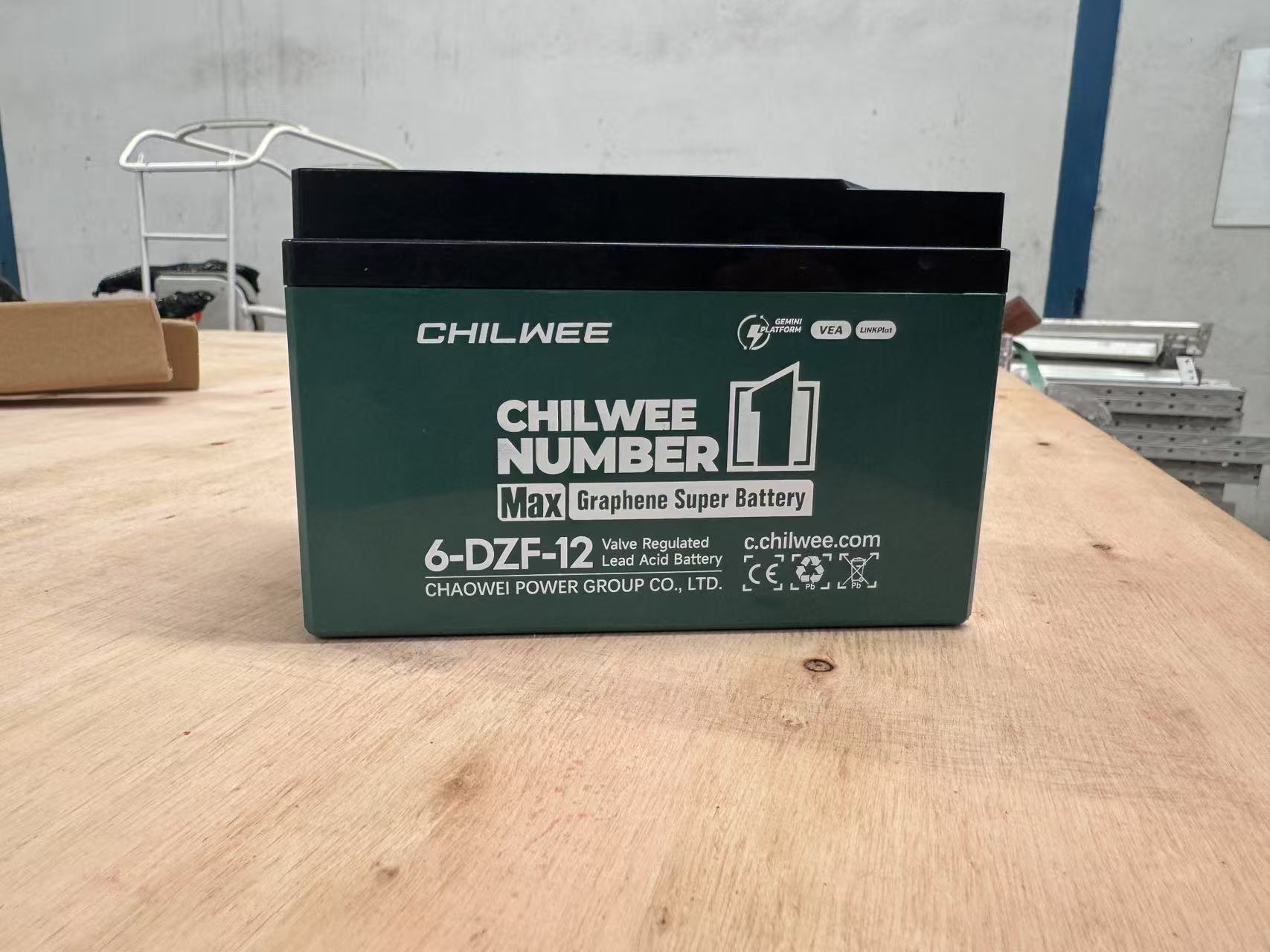 CHILWEE แบตแห้งแท้ 12V12ah แบตเตอรี่จักรยานไฟฟ้า 6-DZF-20/12 แบตเตอรี่กราฟีน CHILWEE Graphene ...