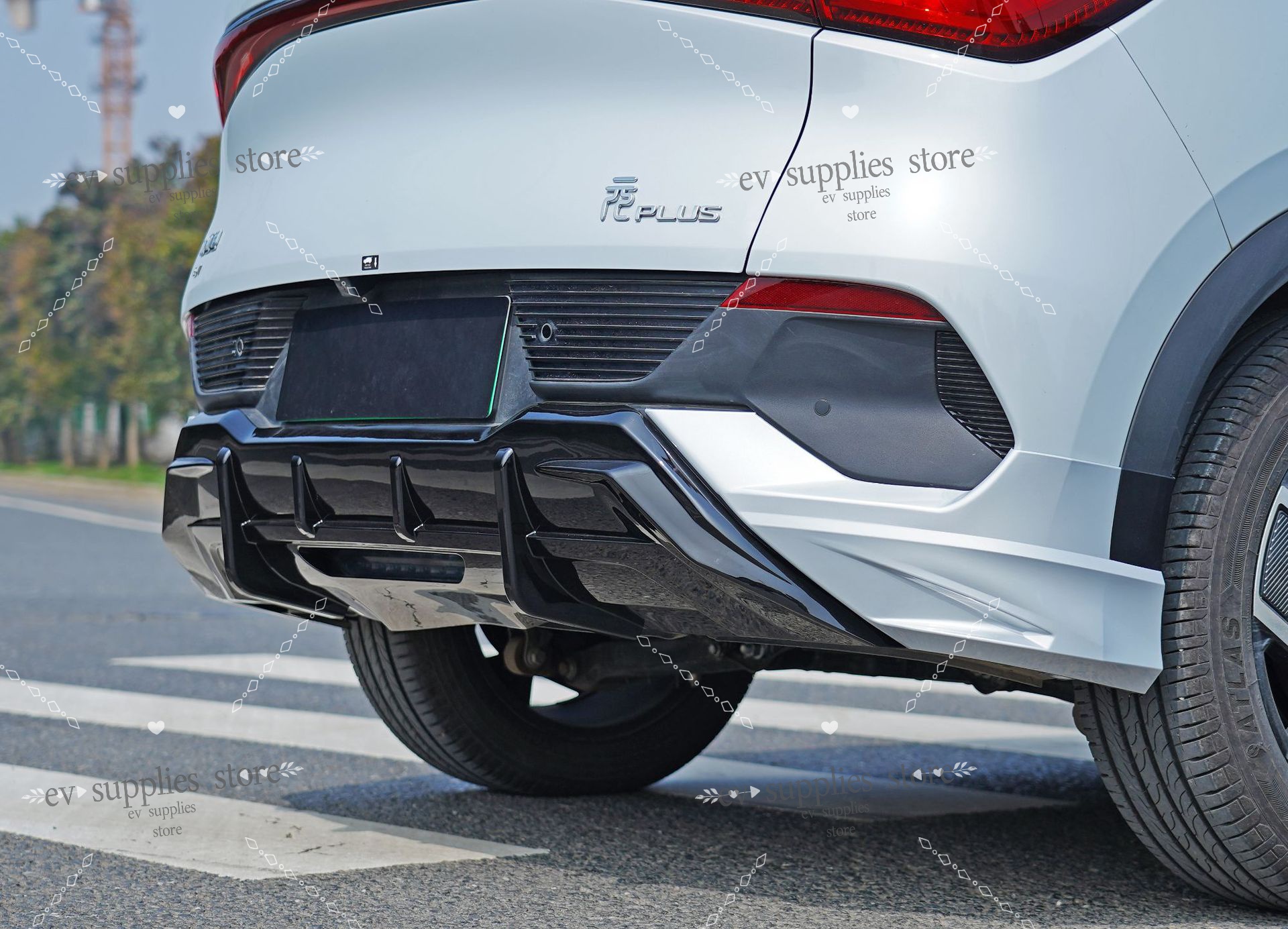 Byd atto3 2023-2025 แผงใต้กันชนหน้า สปอยเลอร์กันชนหลัง spoiler boydkit ...