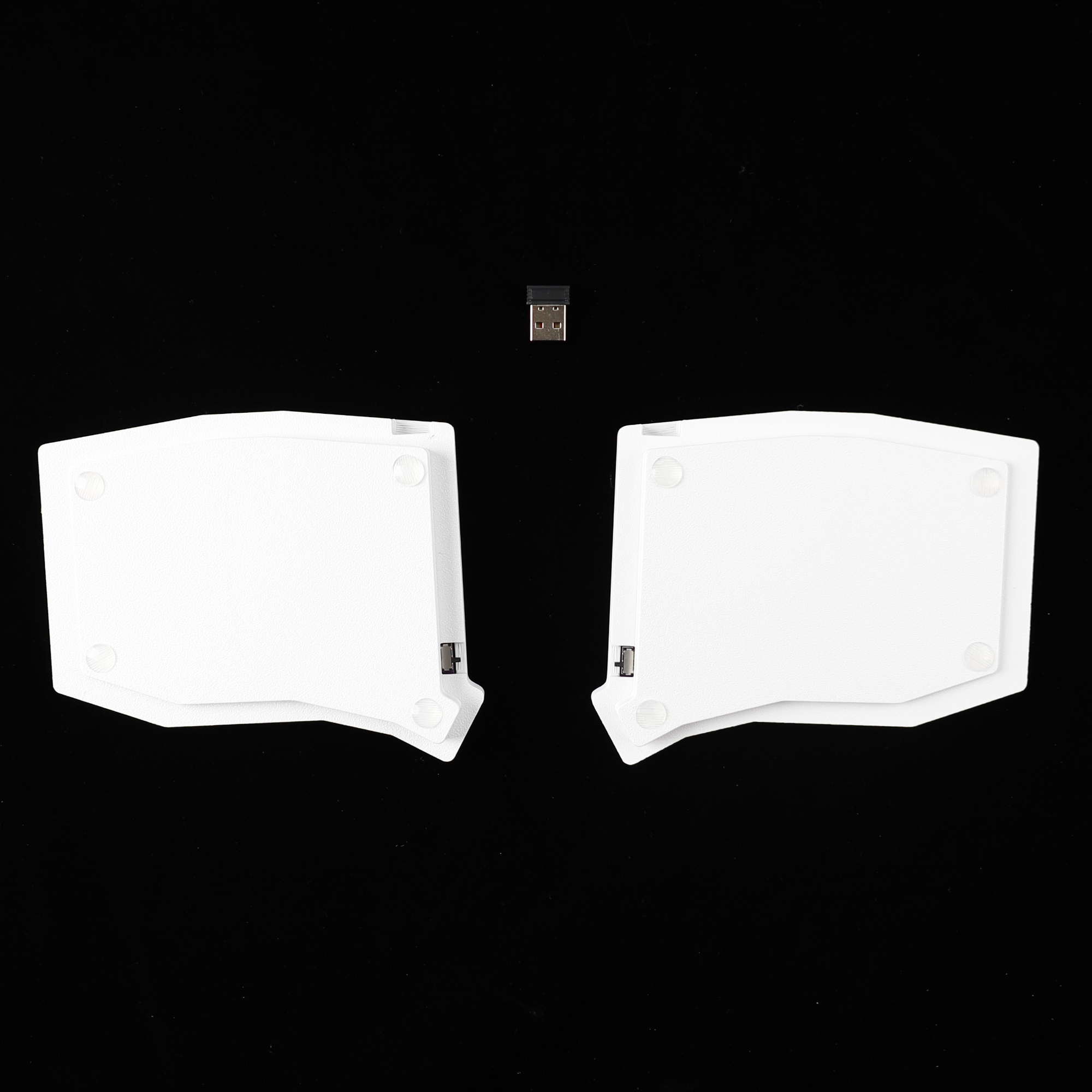 YMDK Sofle 2.4Ghz Wireless Split 64 Ergonomic Hotswappable 60% เค้าโครง 3D PLA Vial All Key ...