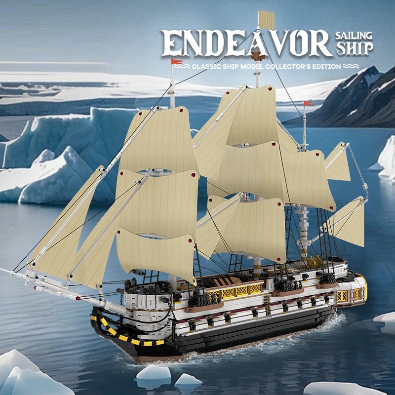 ความพยายาม เข้ากันได้ตัวต่อเลโก้ 3555ชิ้น Reobrix Ship เลโก้ชุดของเล่น ...