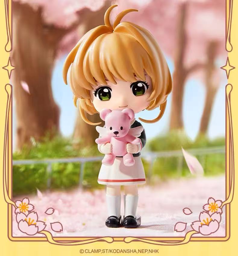 POPMART Pop Mart Sakura Card Captor Clear Card Series กล่องตาบอดรูปของเล่นของขวัญตกแต่งรายการ ...