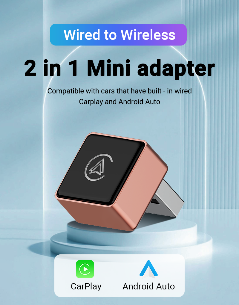 XDA 2025 ใหม่ 2 in 1 Plug and Play AI Box Mini Adapter แบบมีสายกับ ...