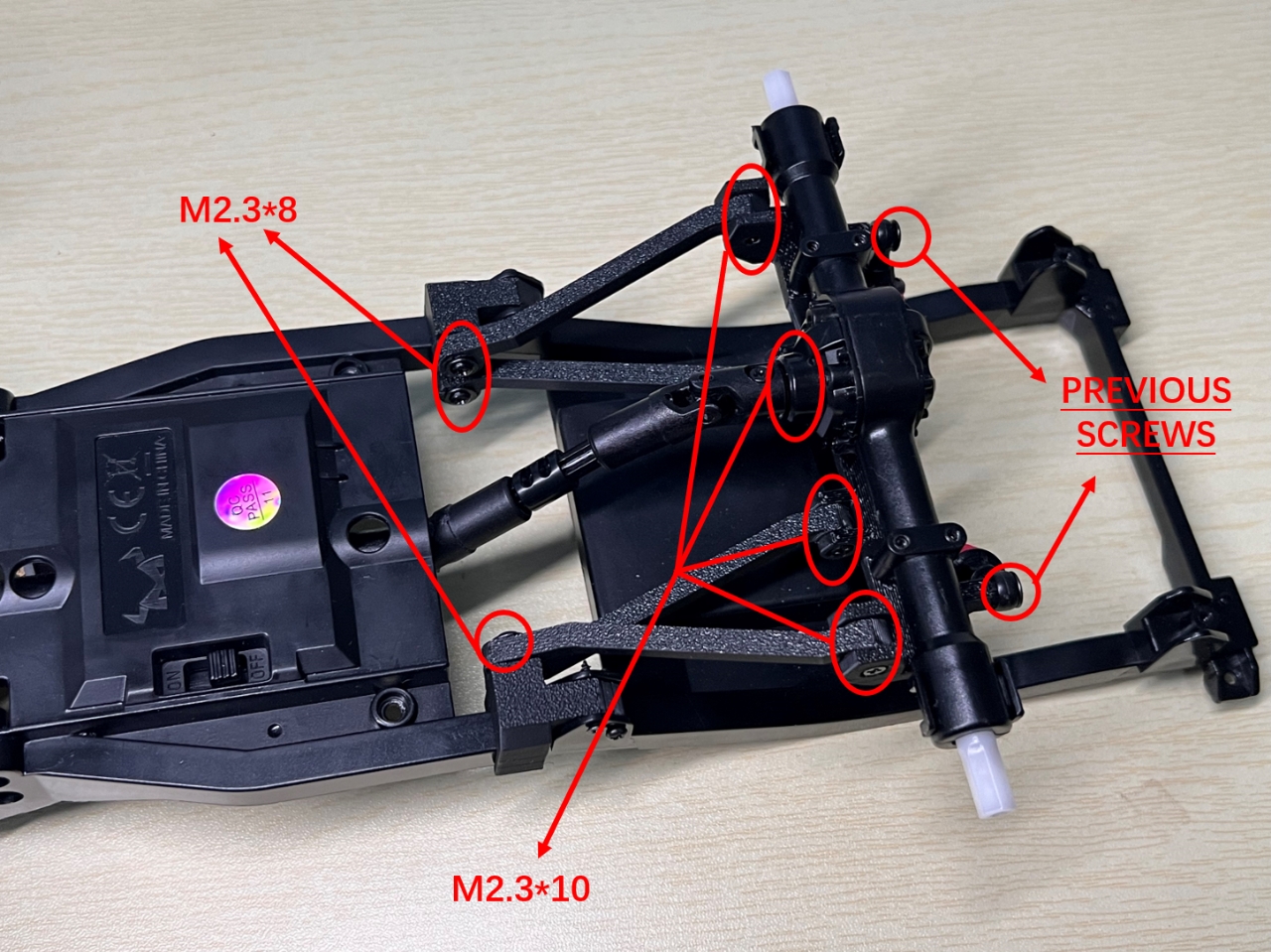 KOShobby 4 link ชุดแปลงด้านหลังสําหรับ MN82 MN82 PRO MN82S RC การปรับ ...