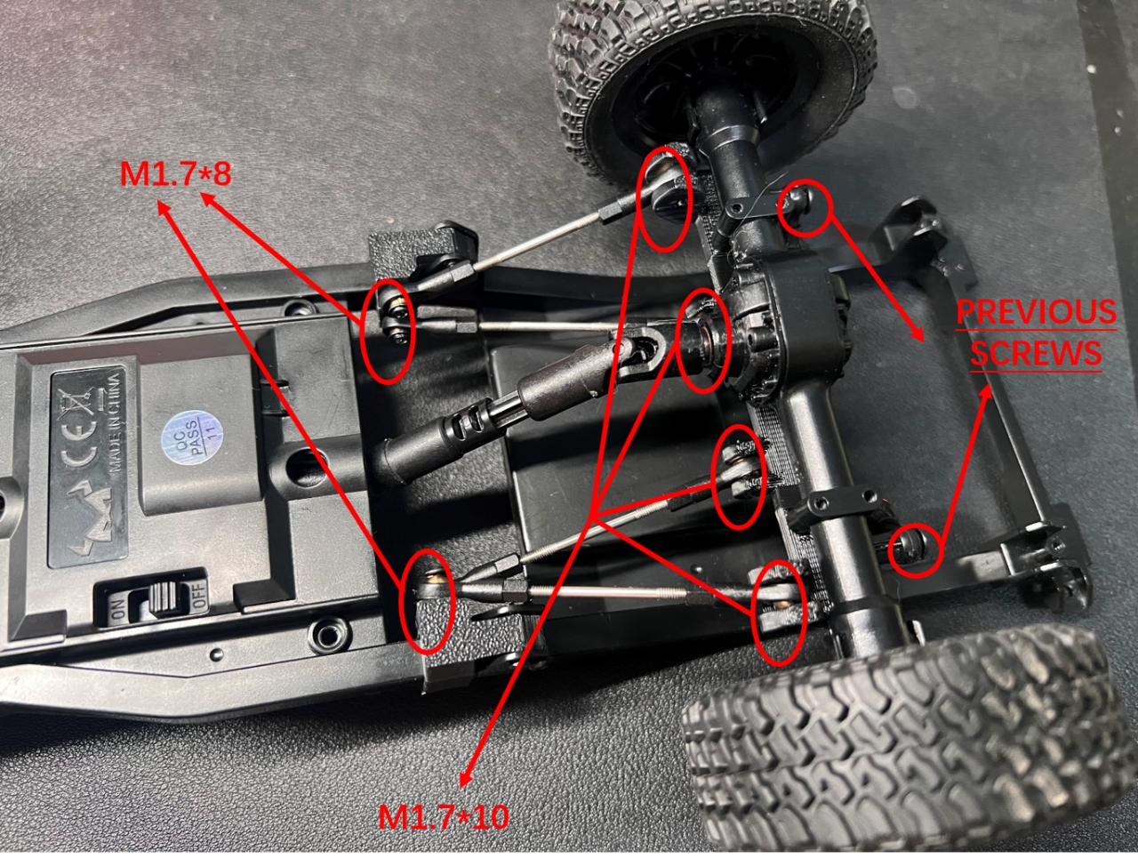 KOShobby 4 link ชุดแปลงด้านหลังสําหรับ MN82 MN82 PRO MN82S RC การปรับ ...