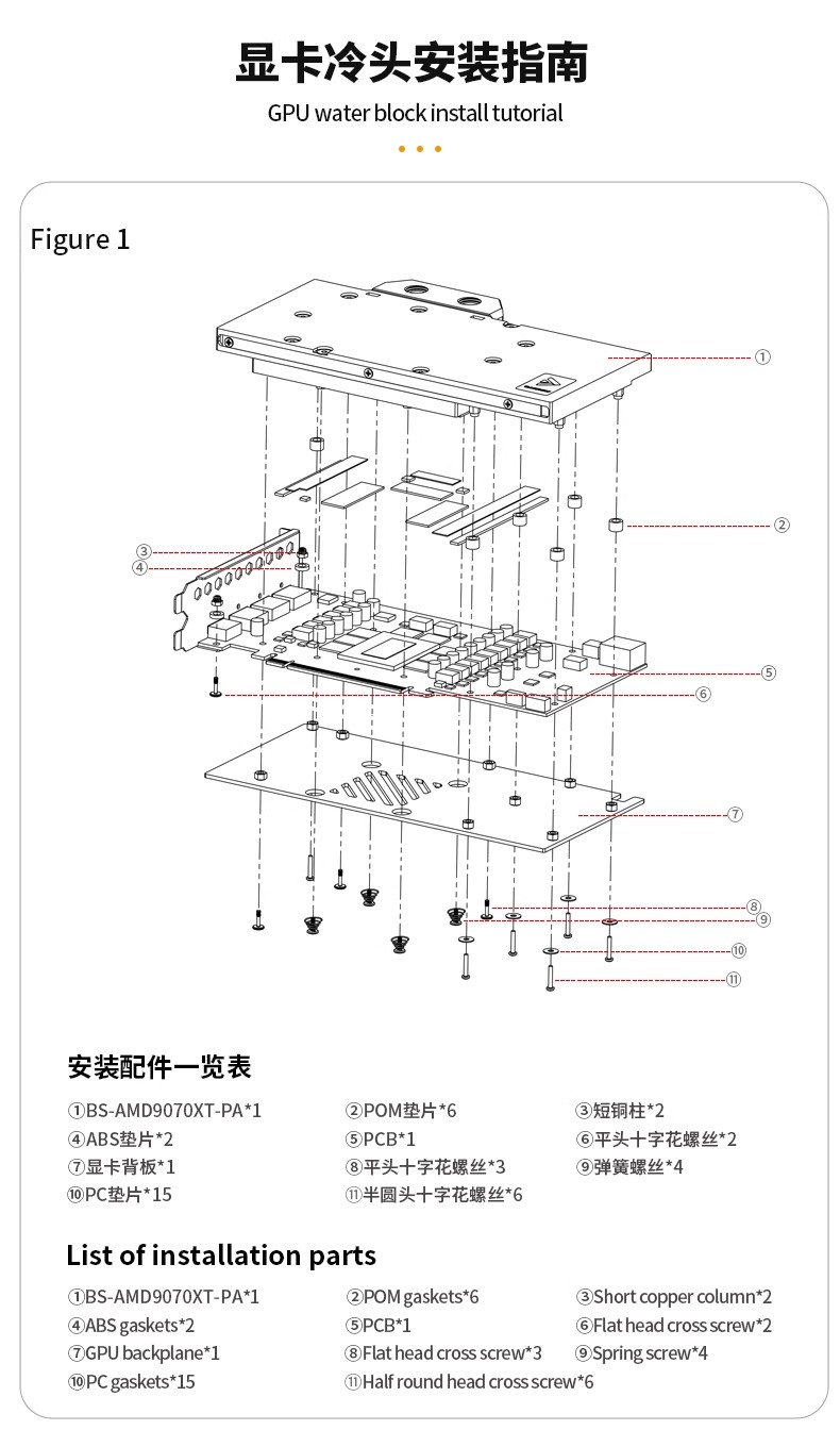Barrow ครอบคลุมเต็มรูปแบบ GPU Water Block สําหรับ ASRock RX 9070 XT ...