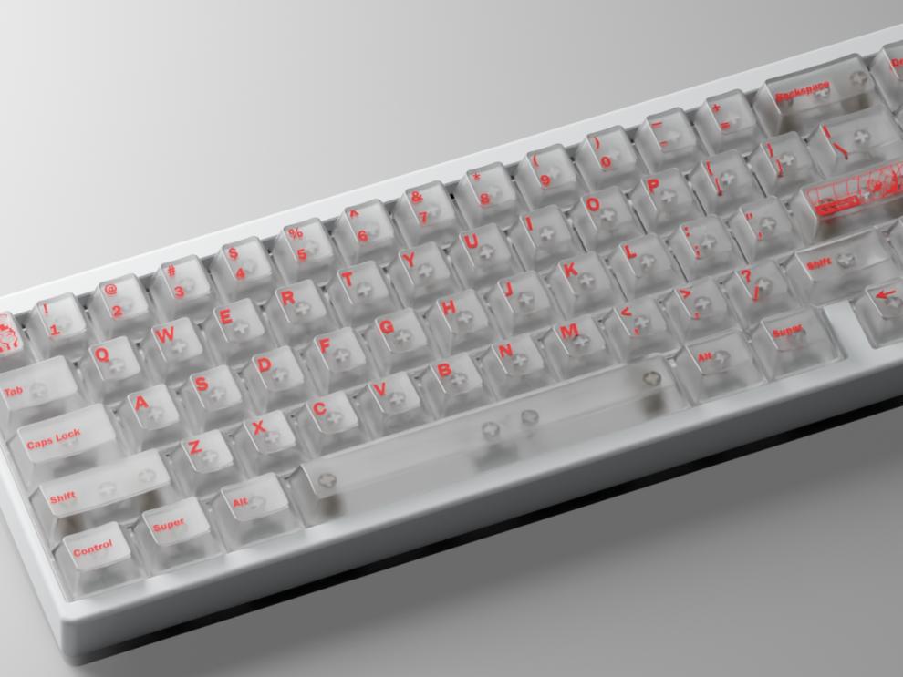 Misty Transparency Keycaps ABS Cherry Profile Keycap Custom Keycaps ใช้ ...