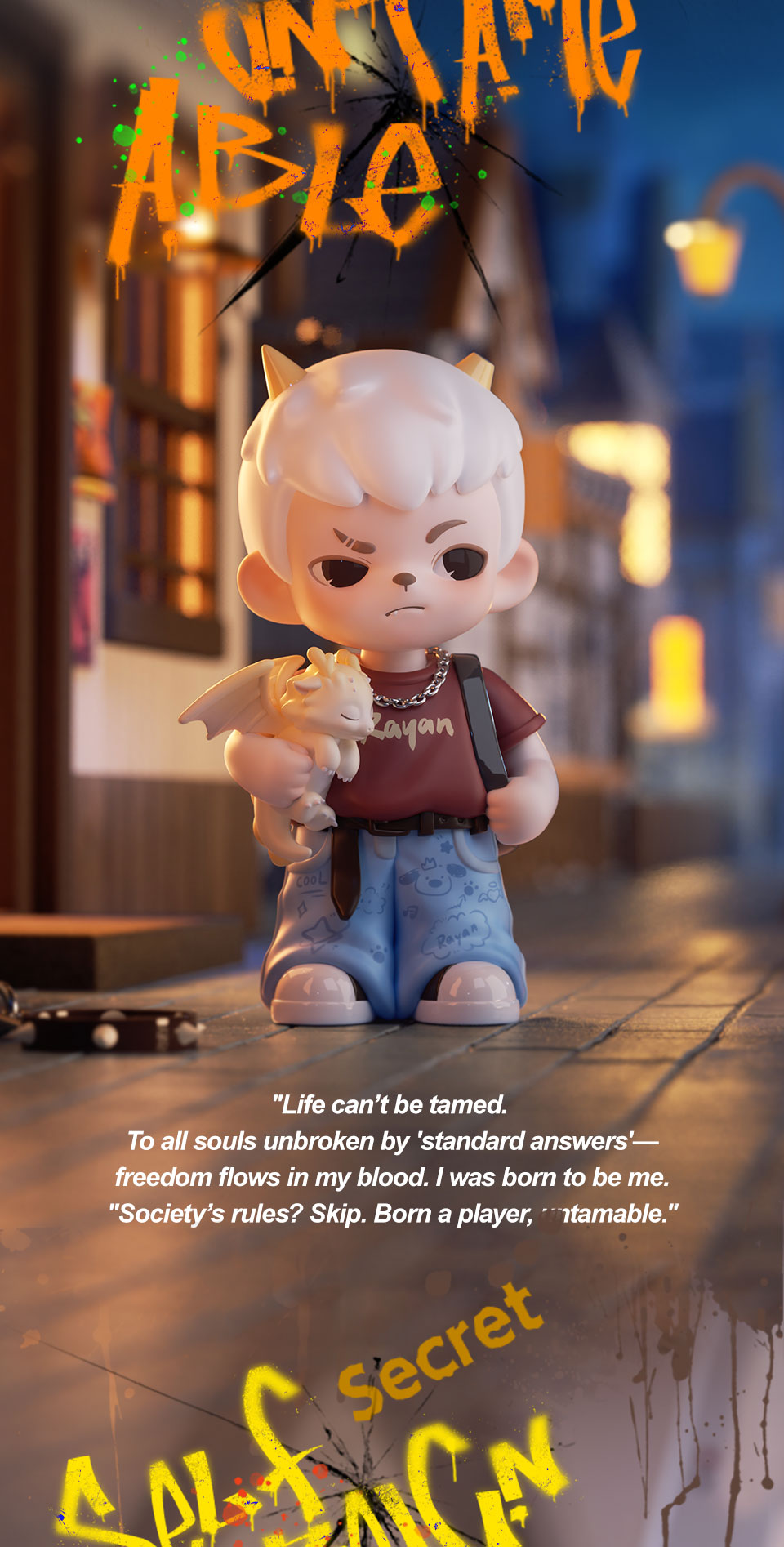 TNTSPACE Rayan Natural-Born Player Series Figures Blind Box ฟิกเกอร์ ...