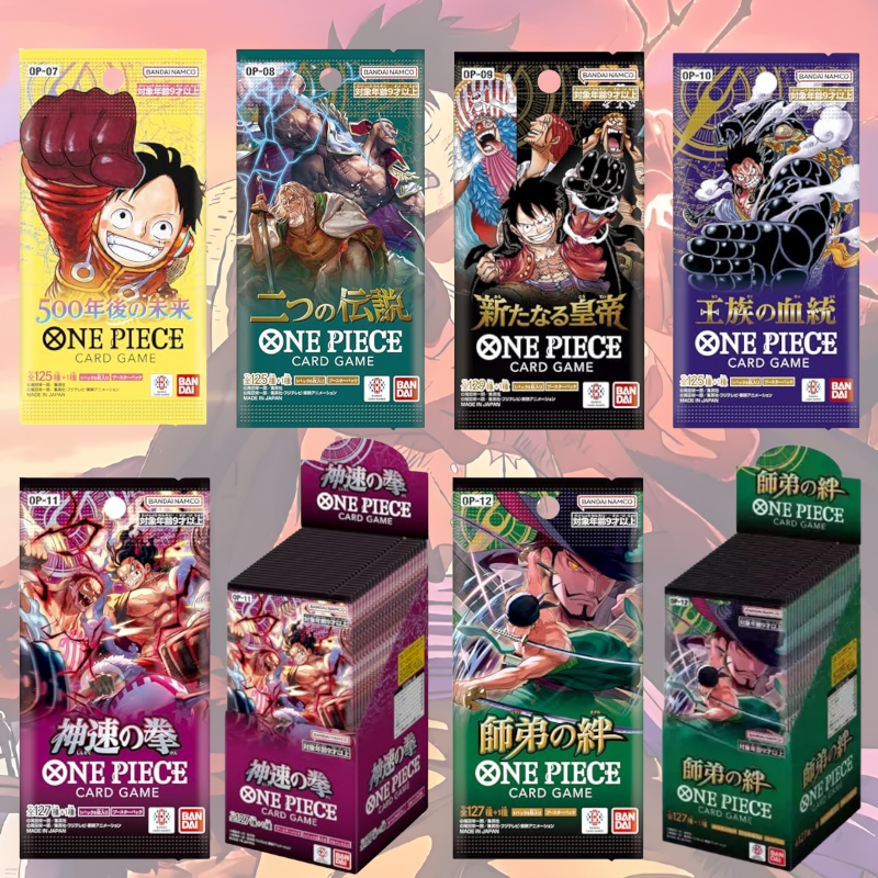 One piece card opcg เวอร์ชั่นญี่ปุ่น การ์ด booster pack OP07-OP12 คอลเล ...