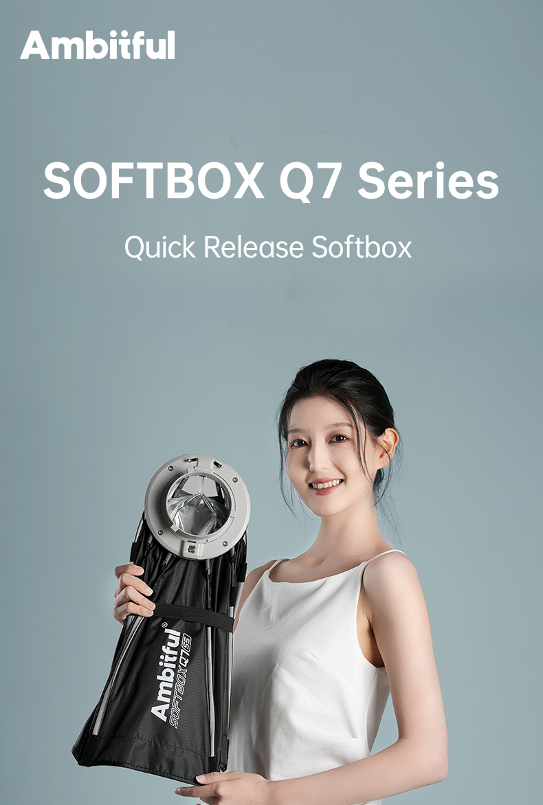 AMBITFUL Q7 series Softbox 55 ซม.65 ซม.90 ซม.60X90 ซม.30X120 ซม.Quick ...