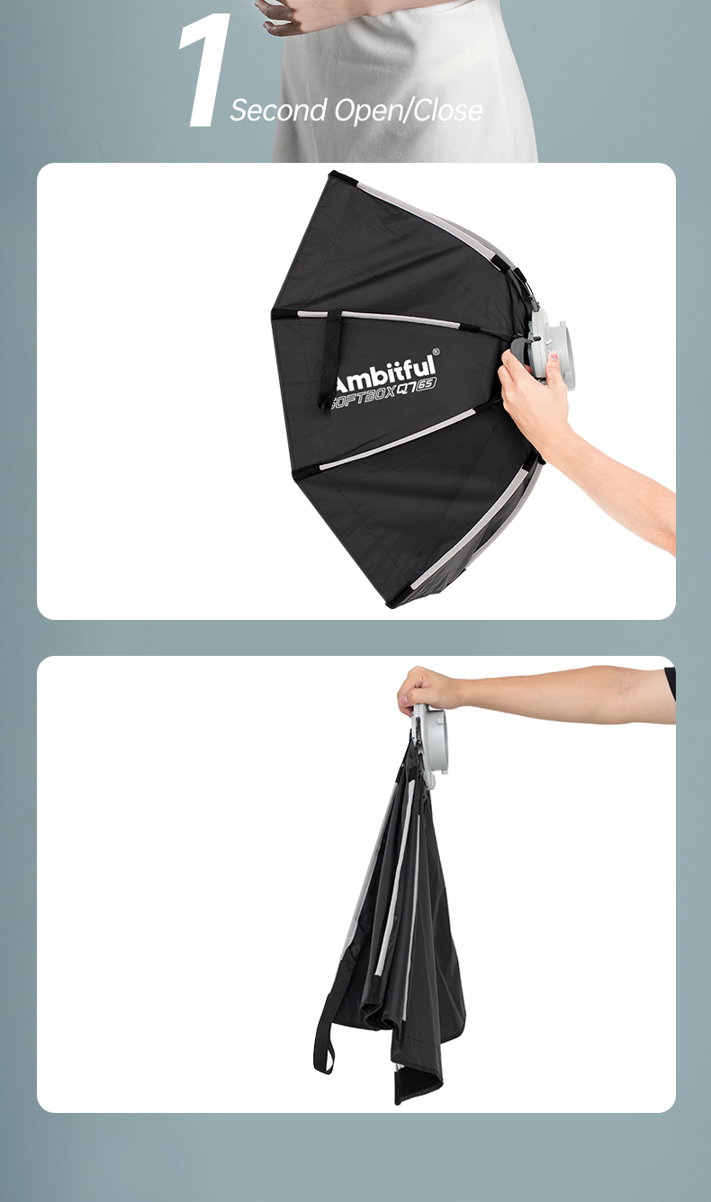AMBITFUL Q7 series Softbox 55 ซม.65 ซม.90 ซม.60X90 ซม.30X120 ซม.Quick ...