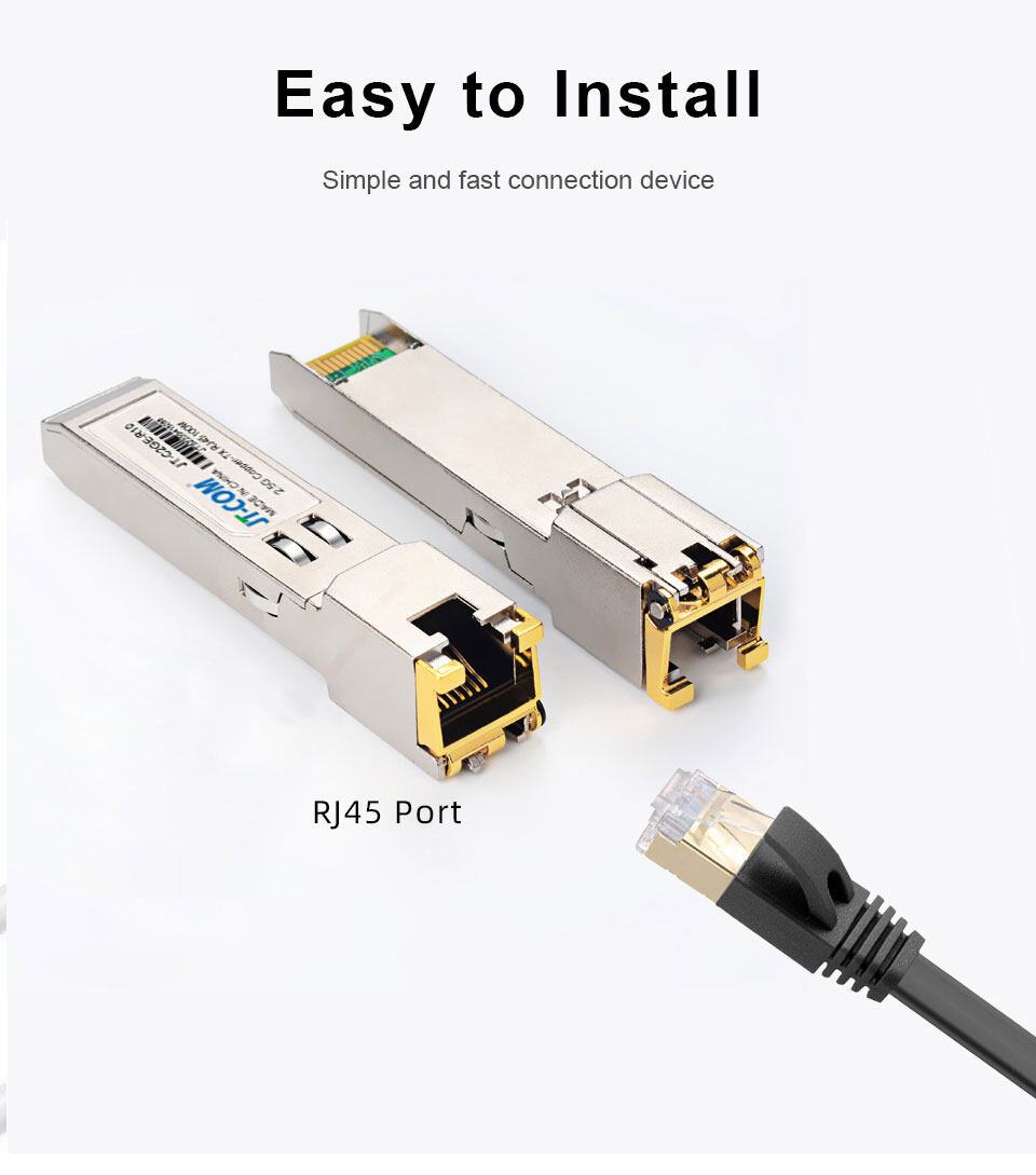 JT-COM 2.5G SFP To RJ45 Copper Module 100m 2.5GBase-Tx SFP Module ...