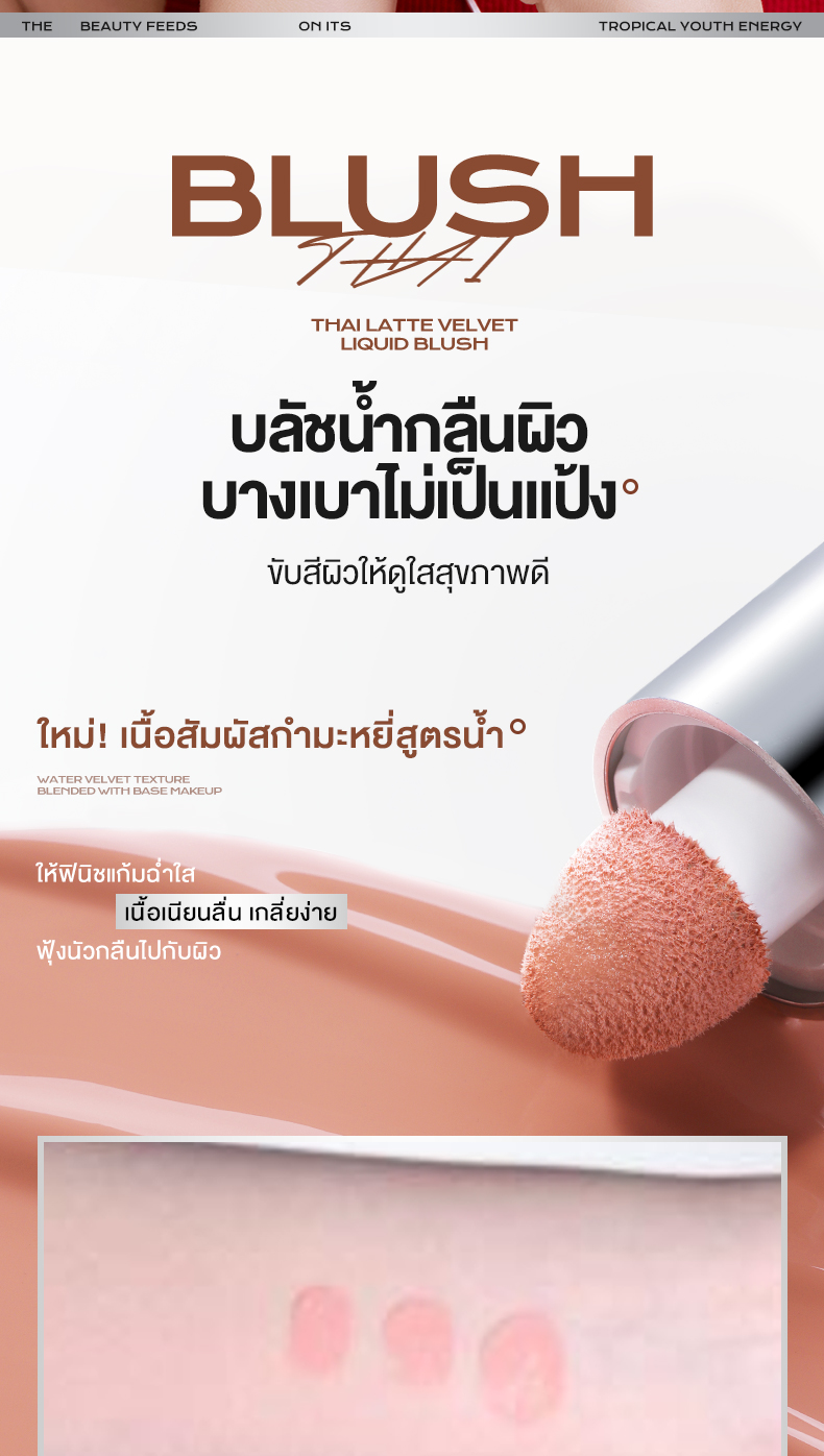 【Buy more save more】MISTINE THAI LATTE VELVET LIQUID BLUSH บลัชน้ำแก้ม ...