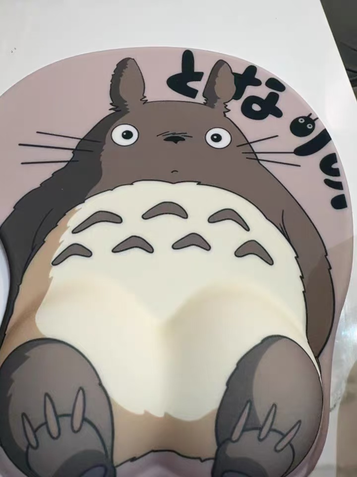 แผ่นรองเมาส์การ์ตูนและแป้นพิมพ์แผ่นรองข้อมือแผ่นป้องกันข้อมือยางแผ่นรอง ...