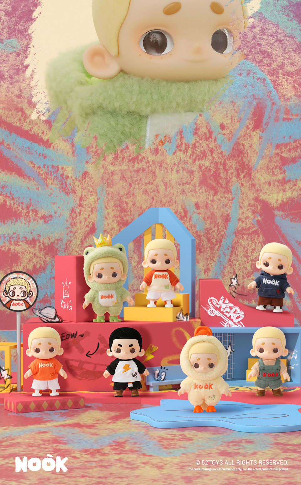 52TOYS NOOK OOTD Plush Doll Blind Box—1st Edition Figure Toy | Shopee ...