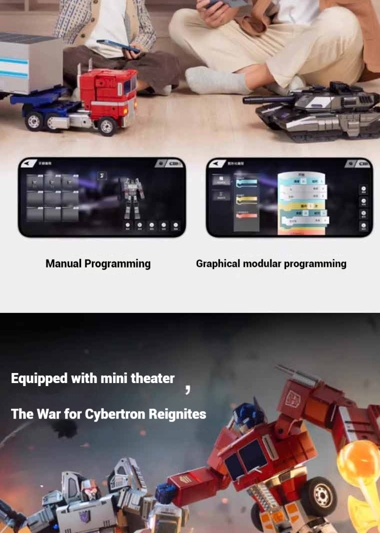 Robosen Megatron G1 Transformers Smart Robot English Dialogue Megatron ...