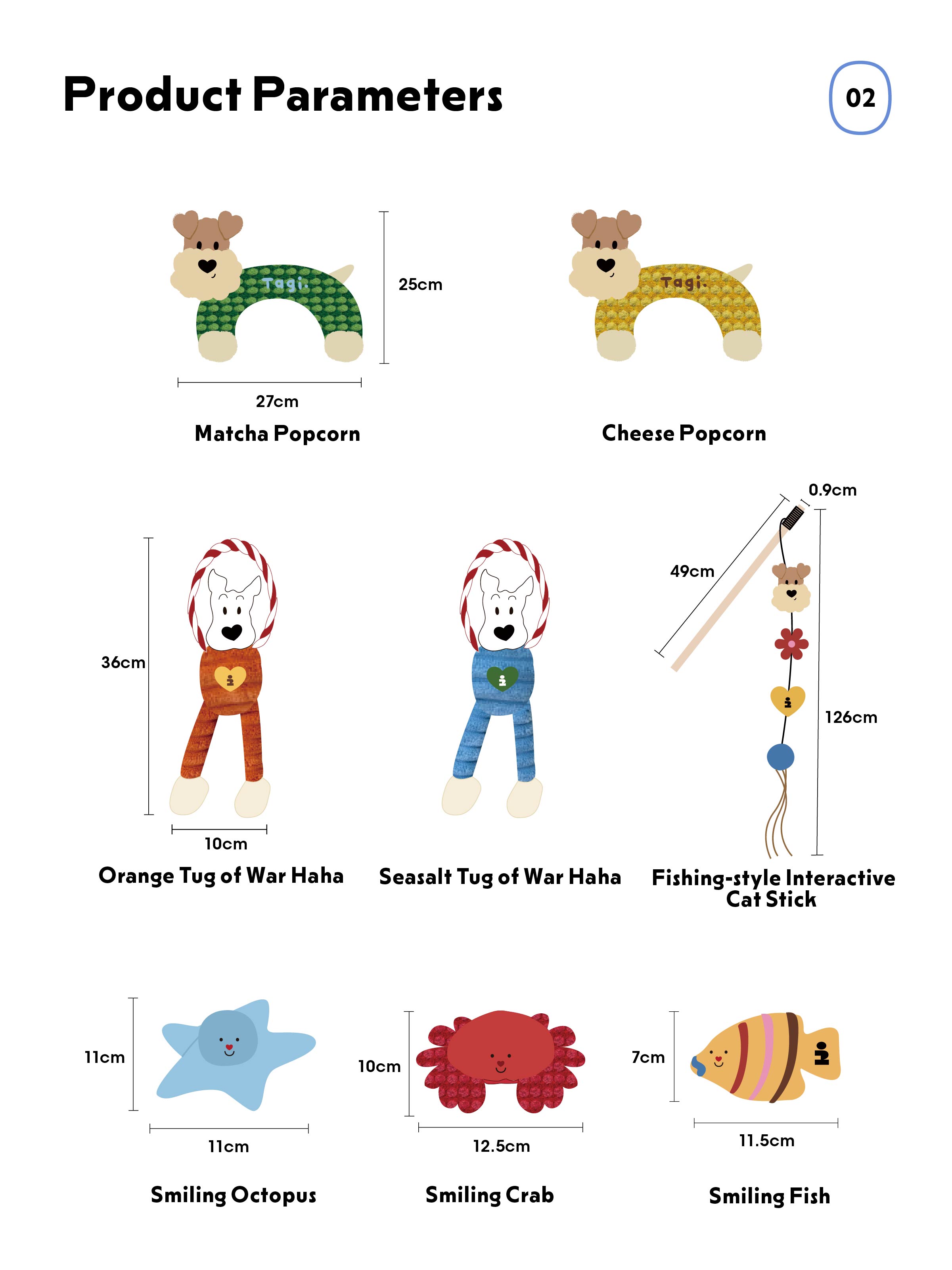 Tagi. Pet Toy Pet Sound Paper Grinding Teeth Plush Cat and Dog Stuffy ...