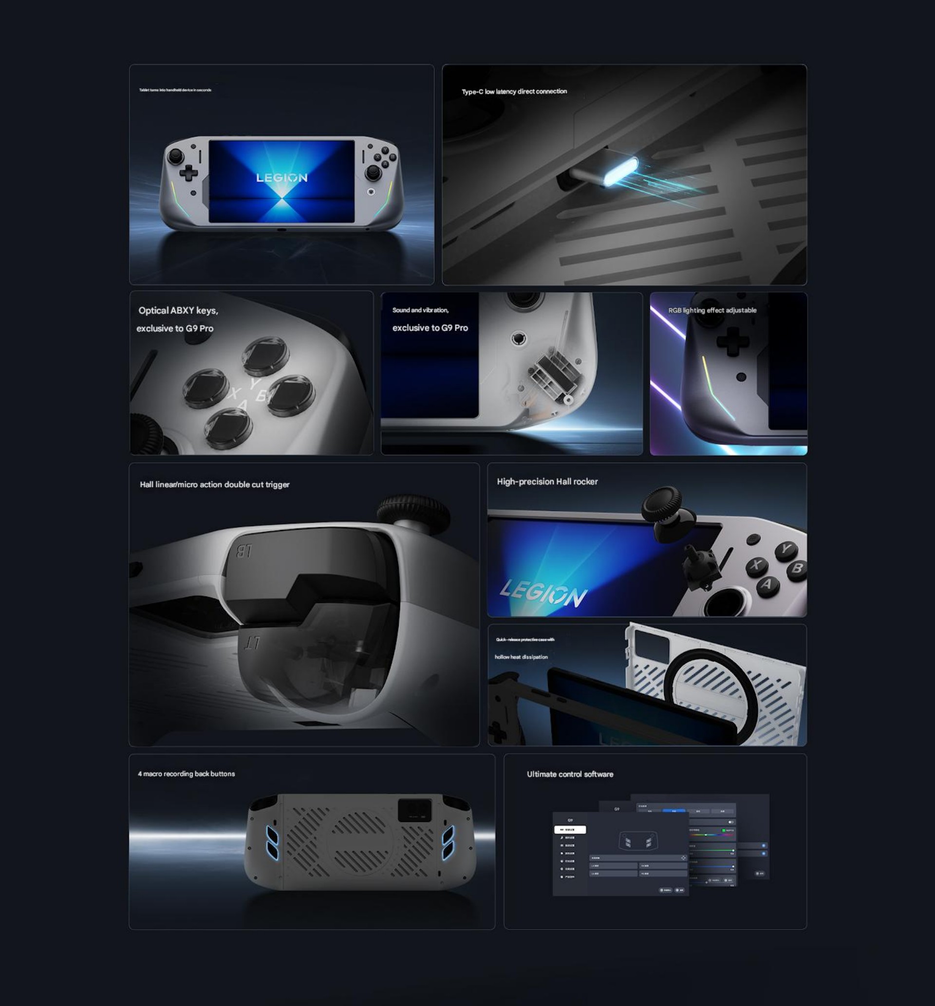 Lenovo Legion G9 คอนโทรลเลอร์สําหรับเล่นเกมเกมแพดสําหรับ Legion Y700 Tab Gen 3/Gen 4 | Shopee ...