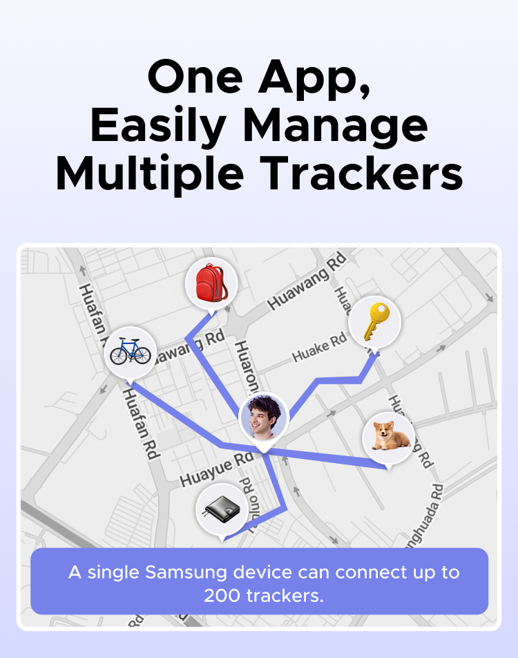 UGREEN Tracker Slim Work พร้อม Samsung SmartThings AirTag Smart Tracker ...