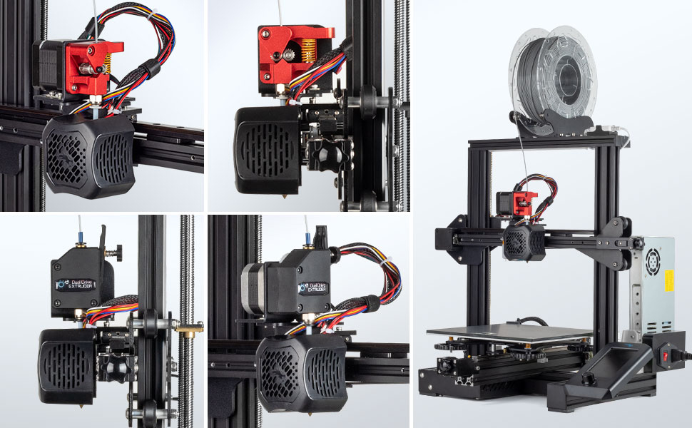 【UniTak】3D Printer Ender 3 Direct Drive Upgrade Conversion Bracket for ...
