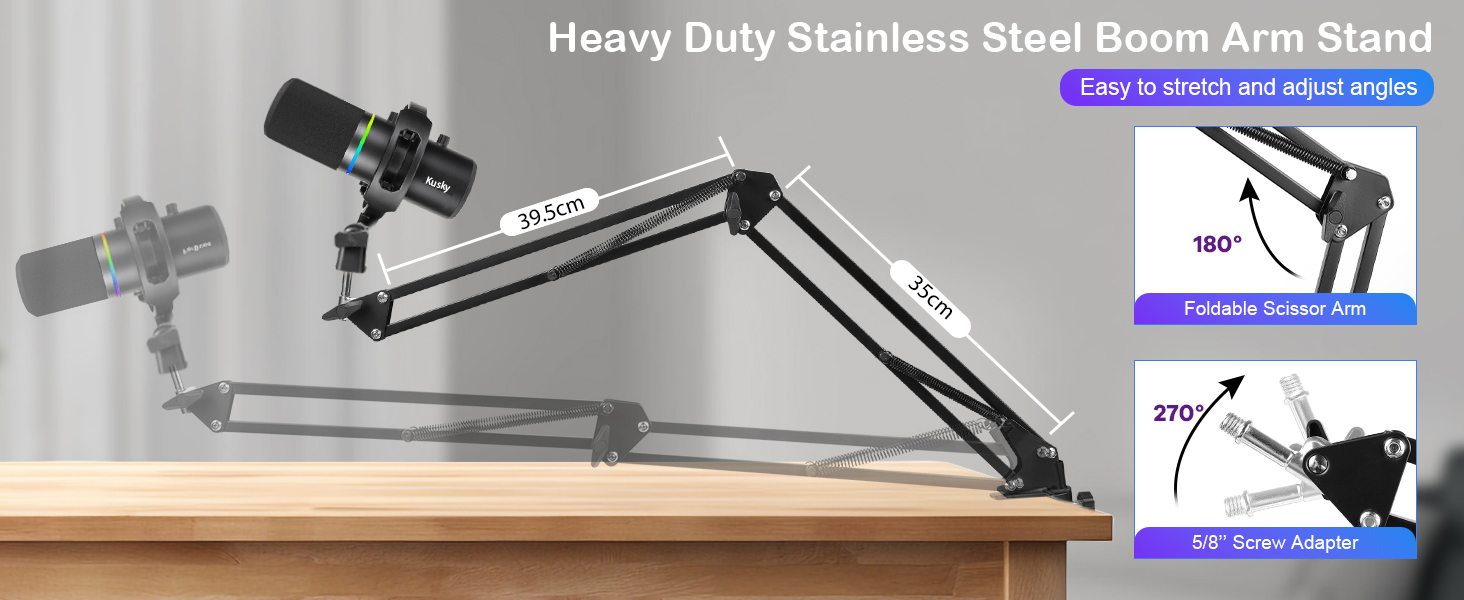 NEXMIC WM8 ไมโครโฟนคอนเดนเซอร์ USB, ไมโครโฟนตัดเสียงรบกวนสําหรับเล่นเกม ...