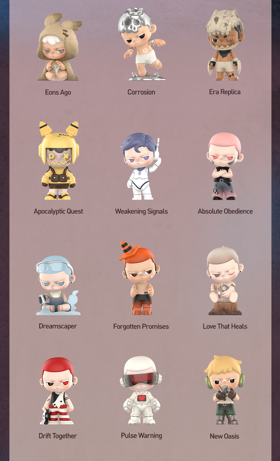 POP MART KUBO City of Sunset Series Figures | Shopee Thailand