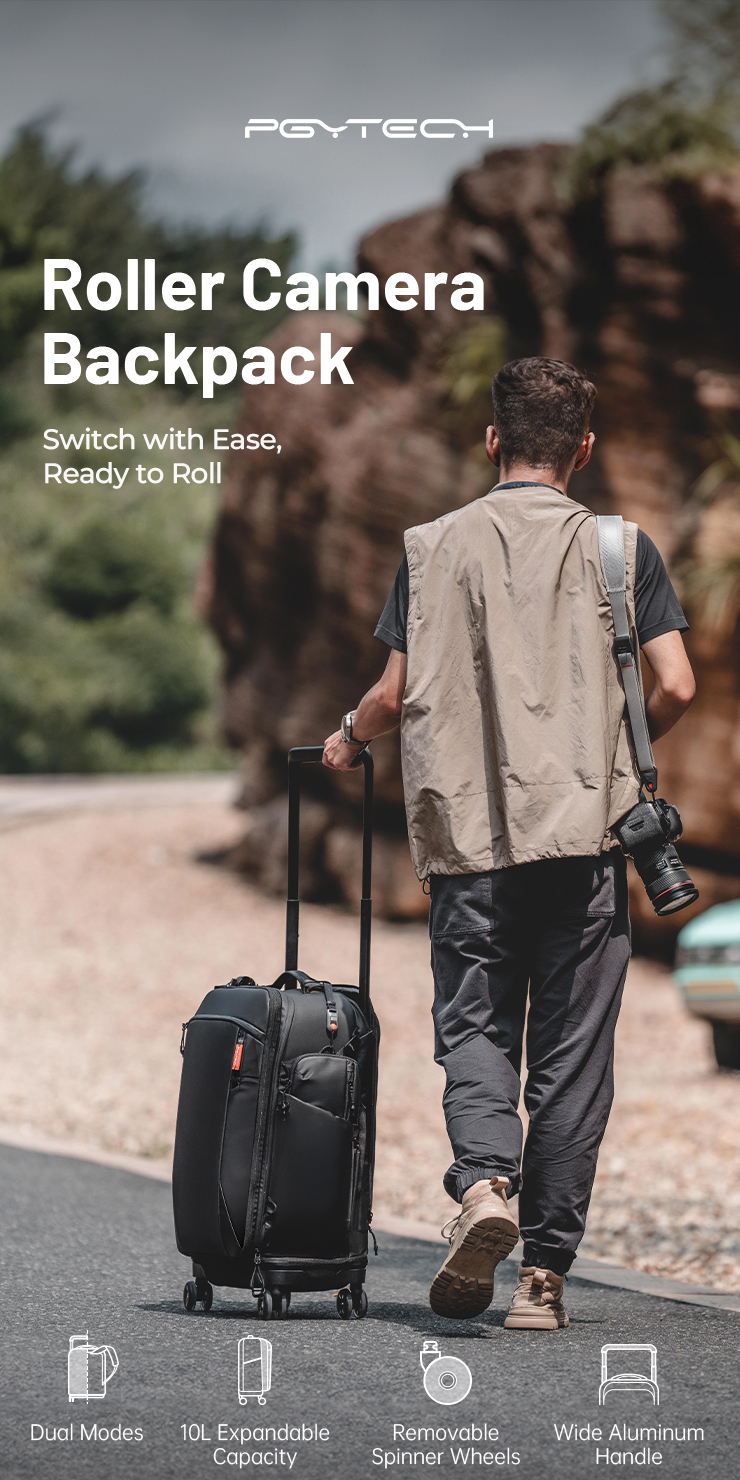 PGYTECH Roller Camera Backpack (Space Black) - กระเป๋าเป้สะพายหลังใส่ ...