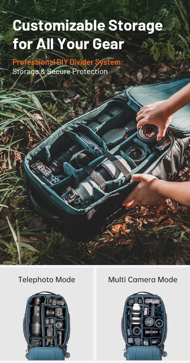 PGYTECH Roller Camera Backpack (Space Black) - กระเป๋าเป้สะพายหลังใส่ ...