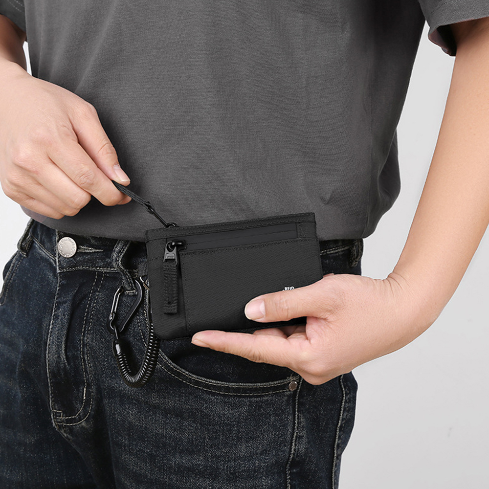 ใหม่ rfid กระเป๋าใส่เหรียญ Anti-theft Swip Card Holder x-pac Mini ...