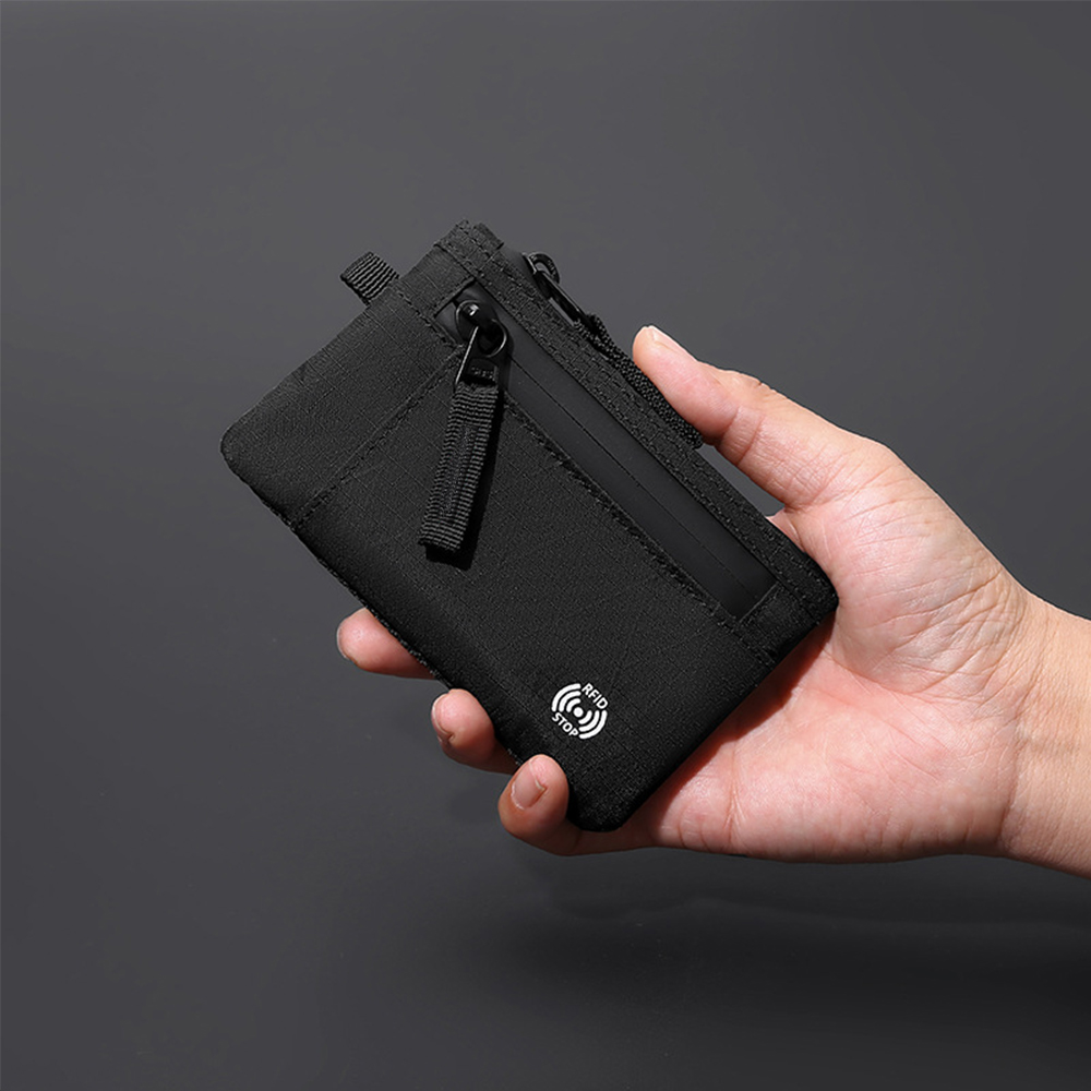ใหม่ rfid กระเป๋าใส่เหรียญ Anti-theft Swip Card Holder x-pac Mini ...
