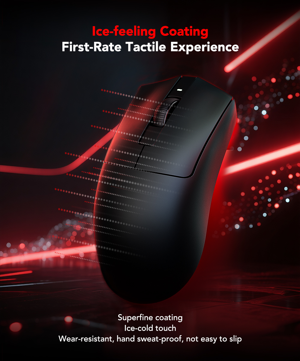 KYSONA Jupiter Pro Gaming Mouse 26000 DPI 8000Hz PAW3395 49g Super ...