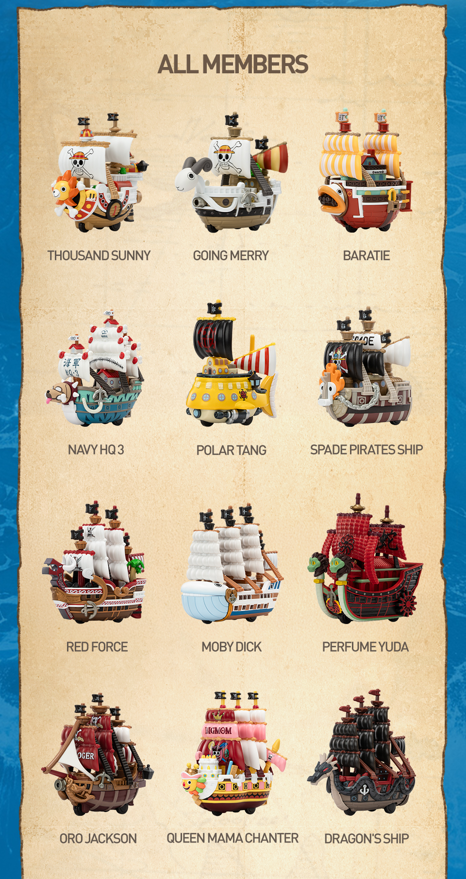 POP MART One Piece - The Grand Line Series Blind Box (Whole Set ...