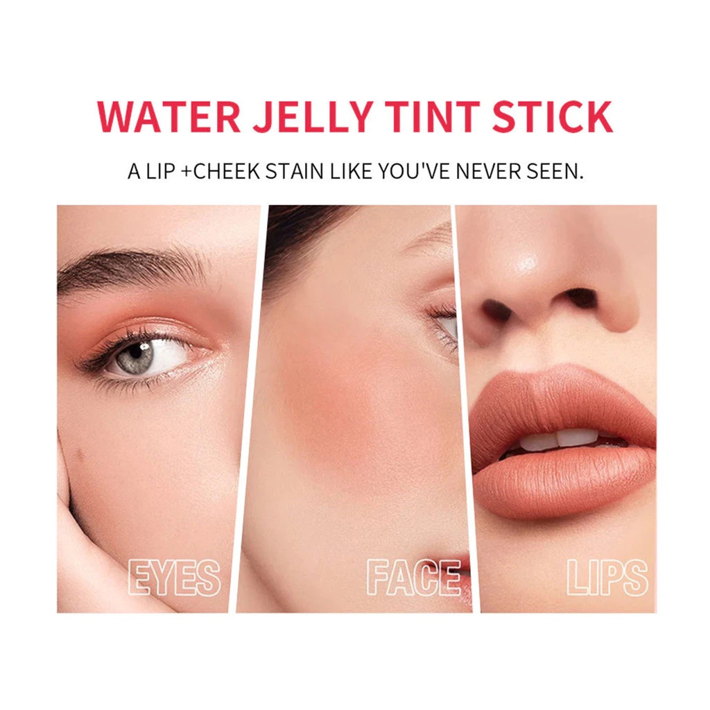 ของขวัญฟรีVictorias Key Color Jelly Blush 3 in 1 Red Stick Lazy Person ...