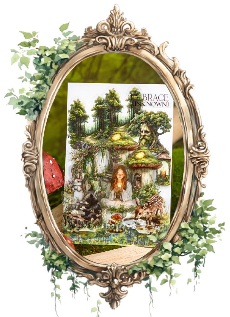 RHS ออนไลน์ 40PCS Forest Fantasy Series Fairy PET สติกเกอร์ไดอารี่ ...