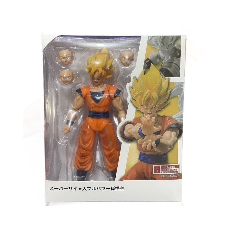 20 ซม.Dragon Ball SHF Goku Vegeta Action Figure Super Saiyan Gogeta Dbz ...