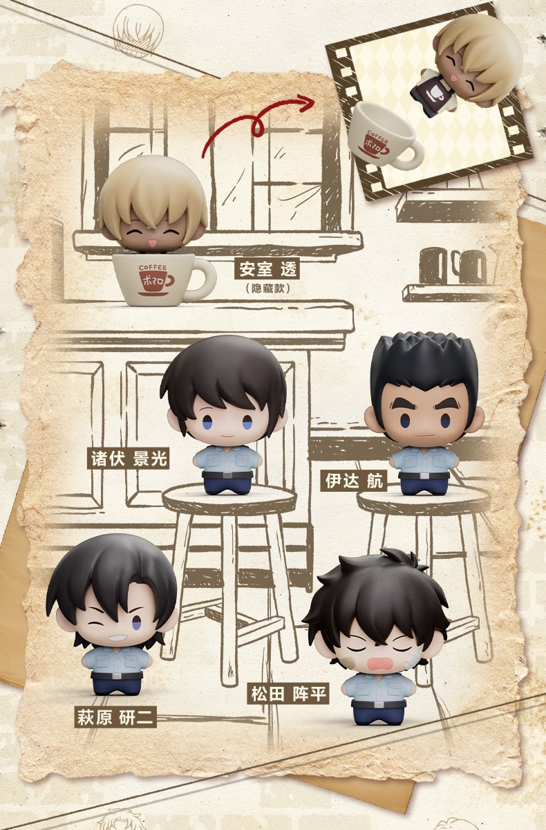 GONG Detective Conan Super Mini Figure Blind Box | Shopee Thailand