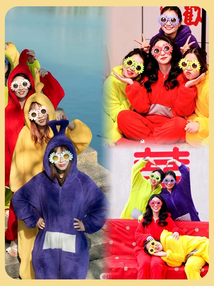 Cod Teletubbies Suit (พร้อมส่ง) ชุดมาสคอตเทเลทับบี้ นุ่ม ใส่สบาย สี ...