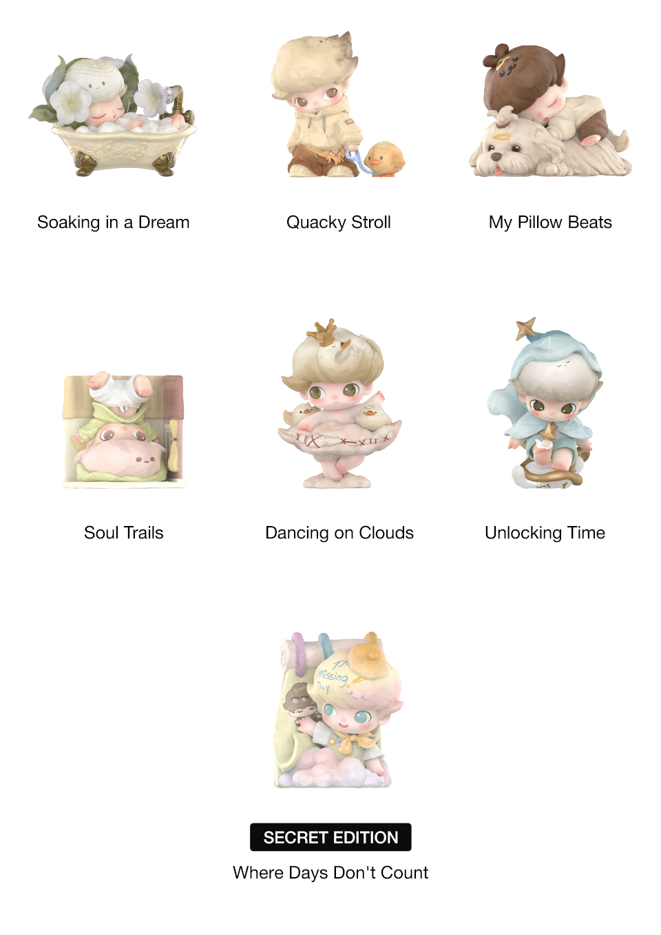 POP MART DIMOO The Missing Day Series Figures Blind Box Action Toys ...