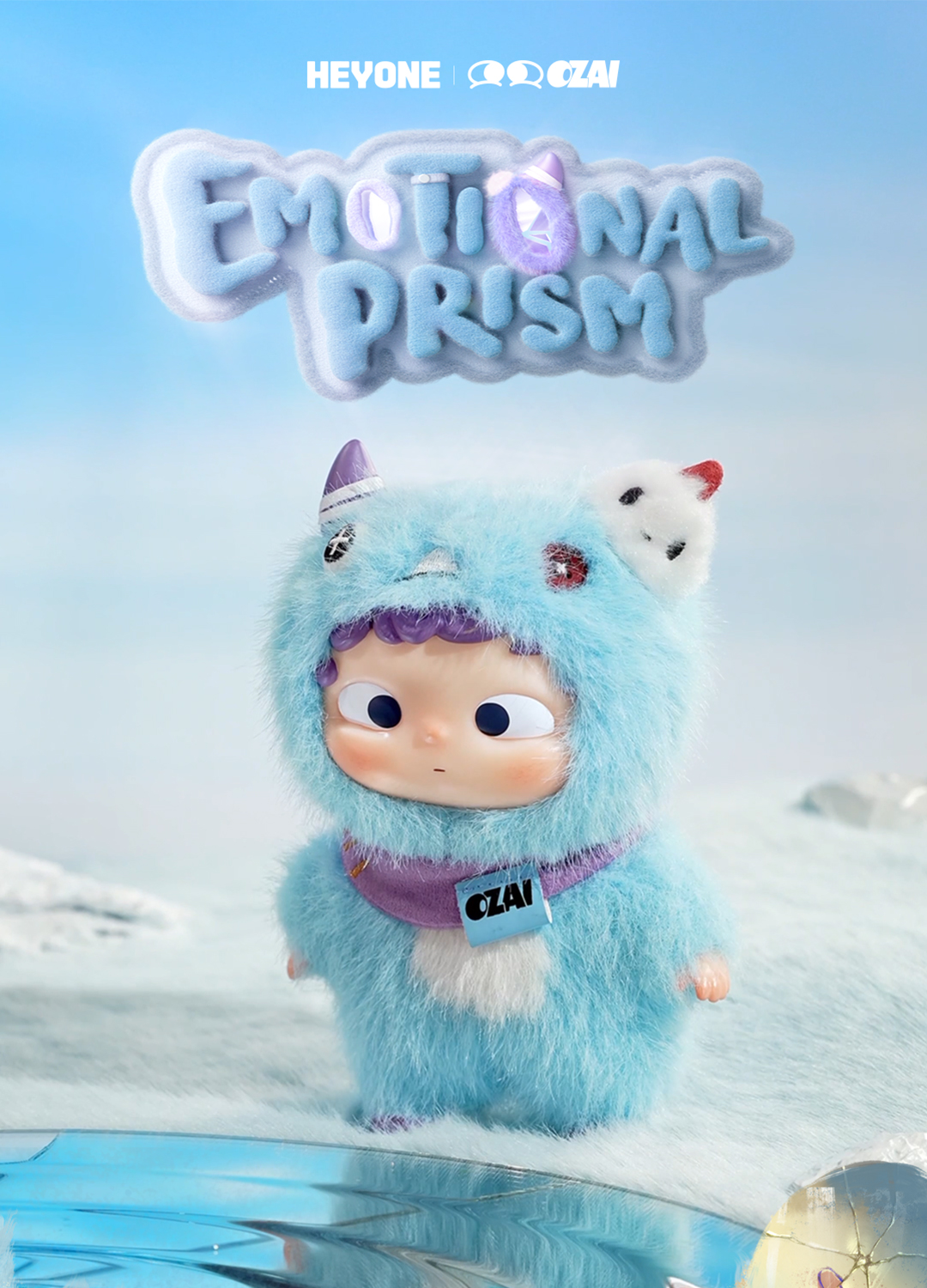Heyone OZAI-Emotional Prism Series แอ็กชันฟิกเกอร์ พวงกุญแจตุ๊กตา กล่อง ...