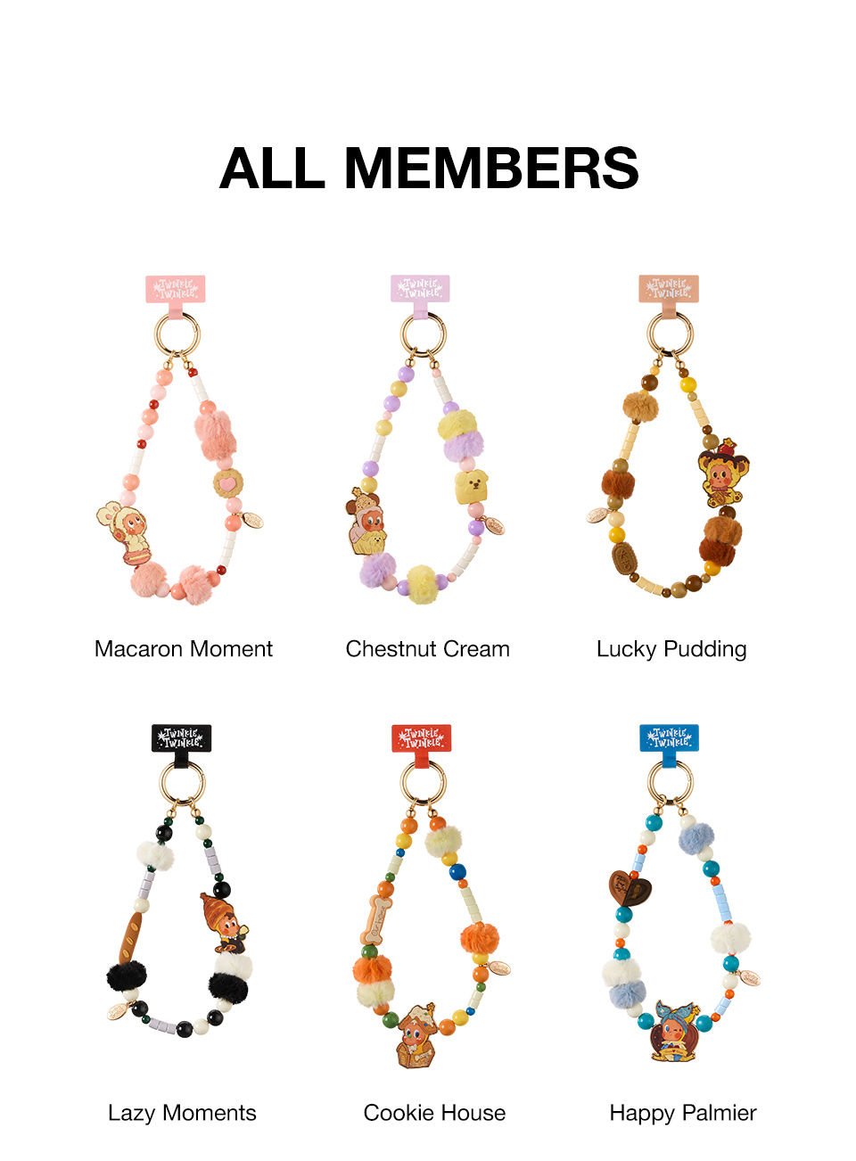 POP MART Twinkle Twinkle Savor the Moment Series-Phone Charm Blind Box ...