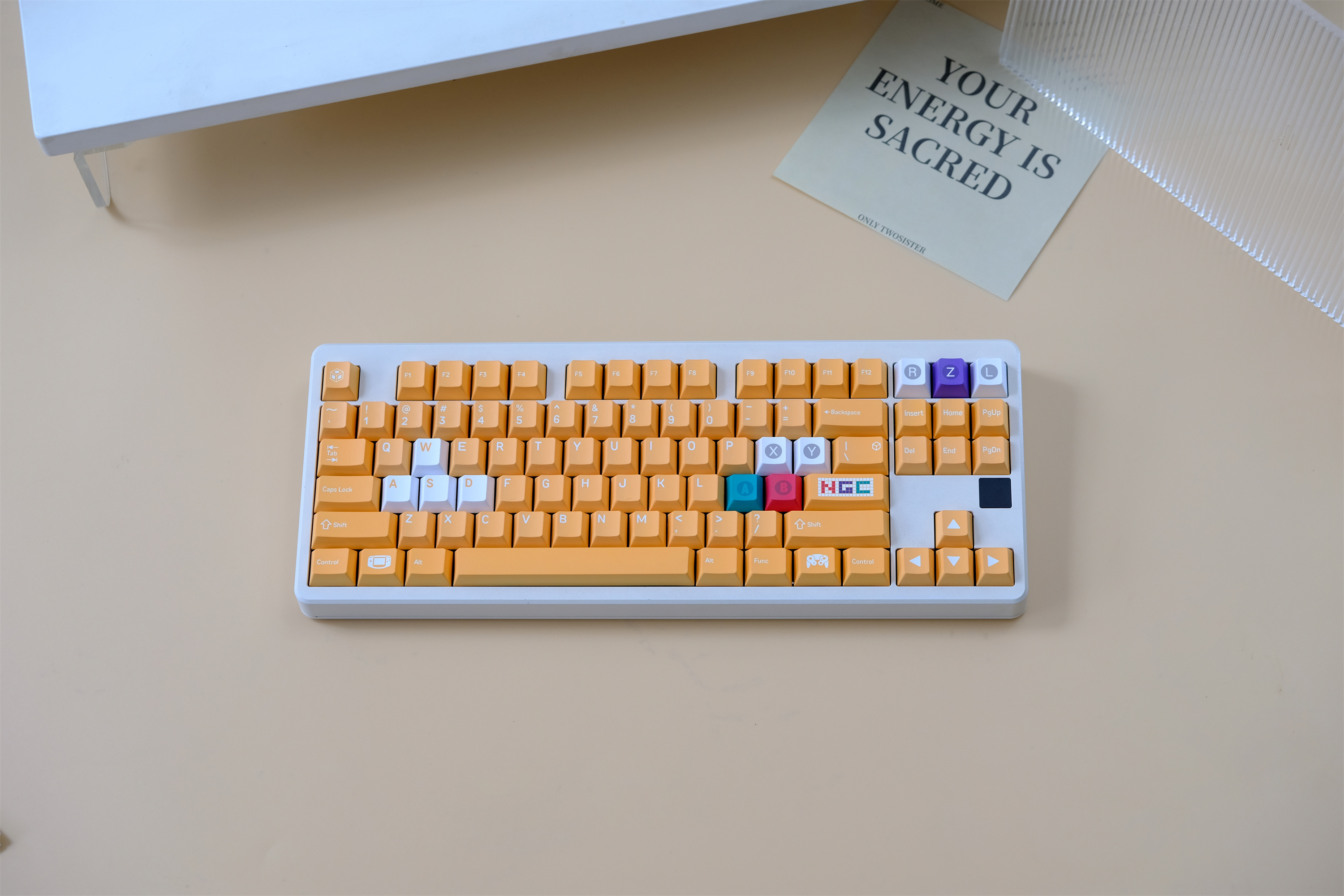 NGC Keycaps 151 Key PBT Keycap โปรไฟล์เชอร์รี่ DYE-SUB Wooting สําหรับ MX Switch คีย์บอร์ด ...