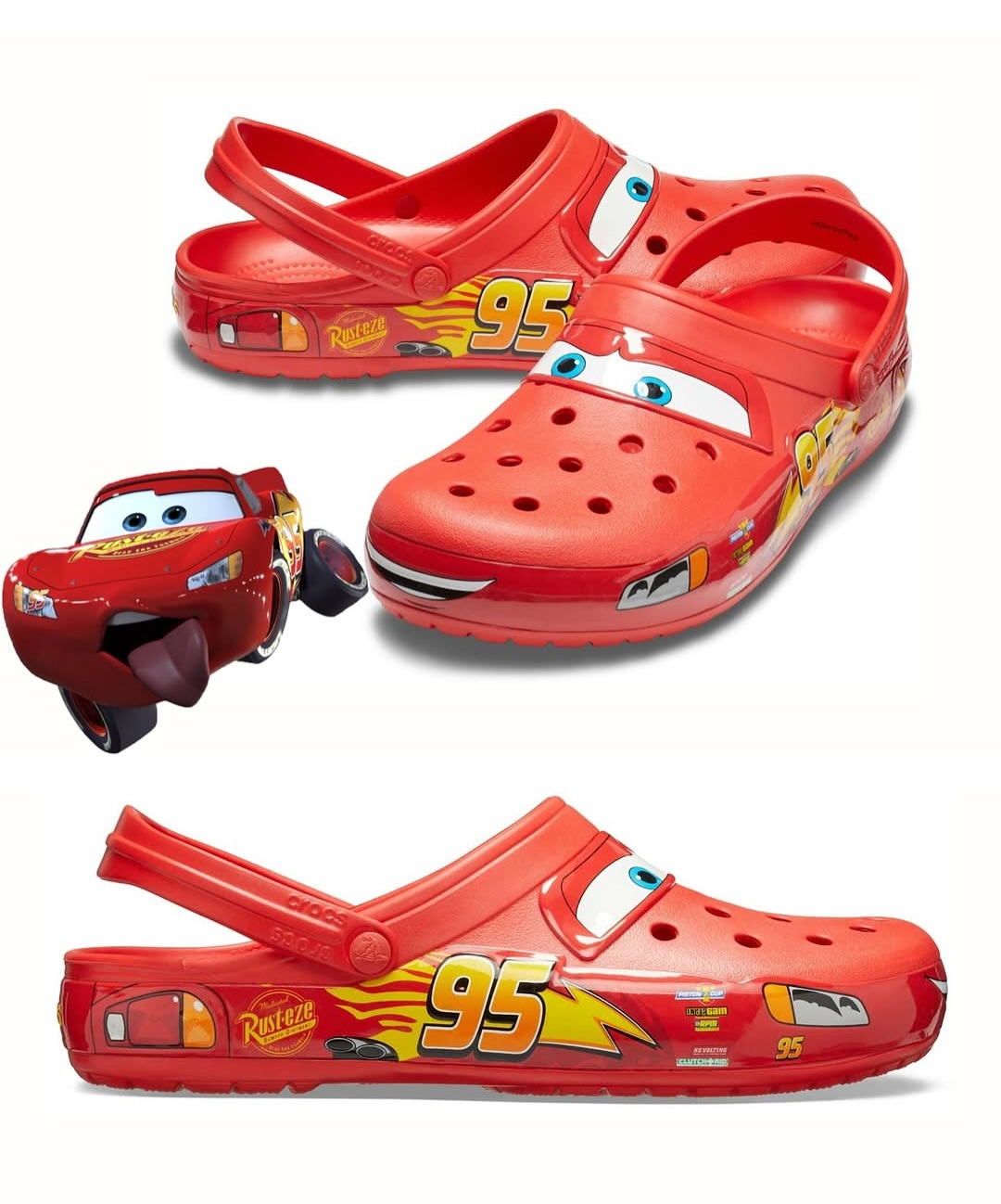 CARS X CROCS CLASSIC CLOG สุดฮอตและเท่สําหรับผู้ชายและผู้หญิง【ของแท้ ...