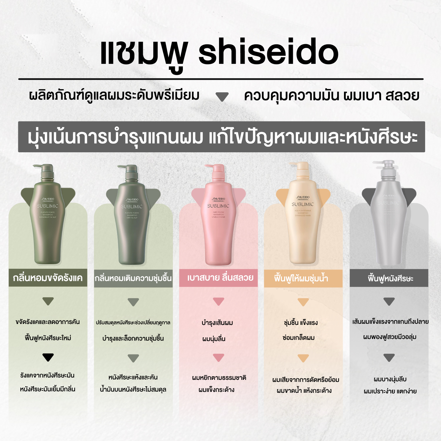 แท้100% SHISEIDO SUBLIMIC Shampoo 500ml. ชิเซโด้ แชมพู ซับลิมิก ทรีทเม้น เซรั่ม สำหรับผมเสียมาก ...