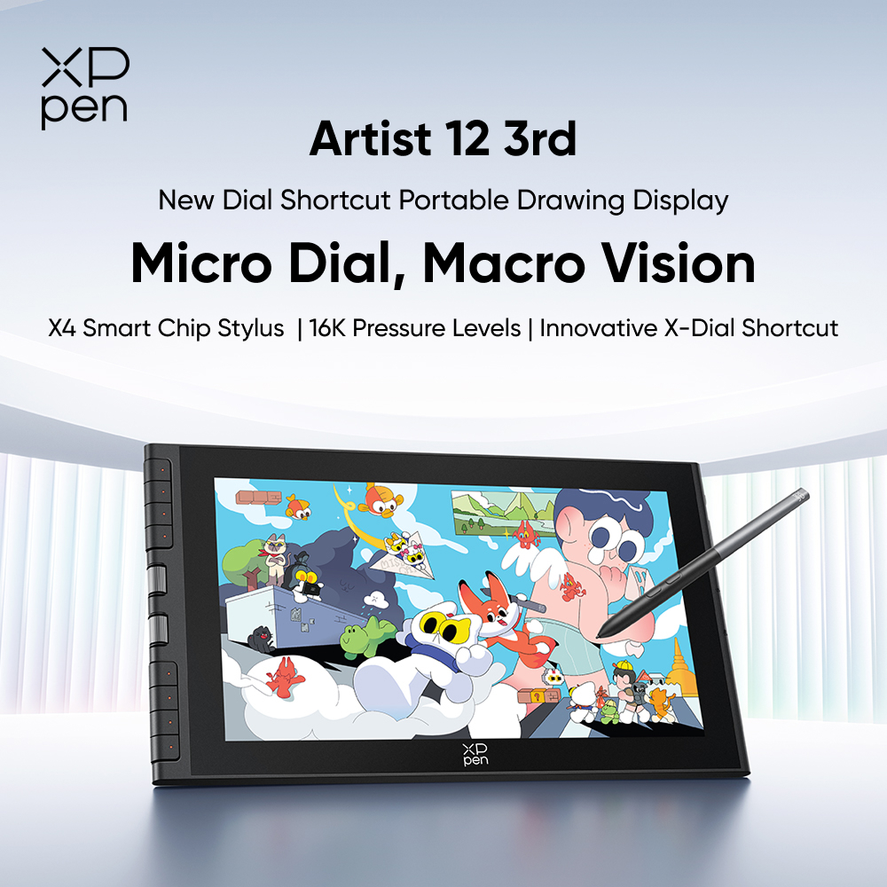 มาใหม่ล่าสุด XPPen Artist 12 3rd Pen Display Drawing Monitor พร้อม ...