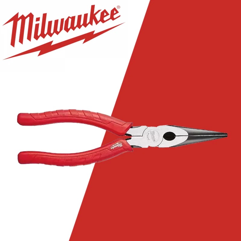 Milwaukee 48-22-6101 8" Comfort Grip คีมจมูกยาว 20 CM คีมจมูกยาว ...