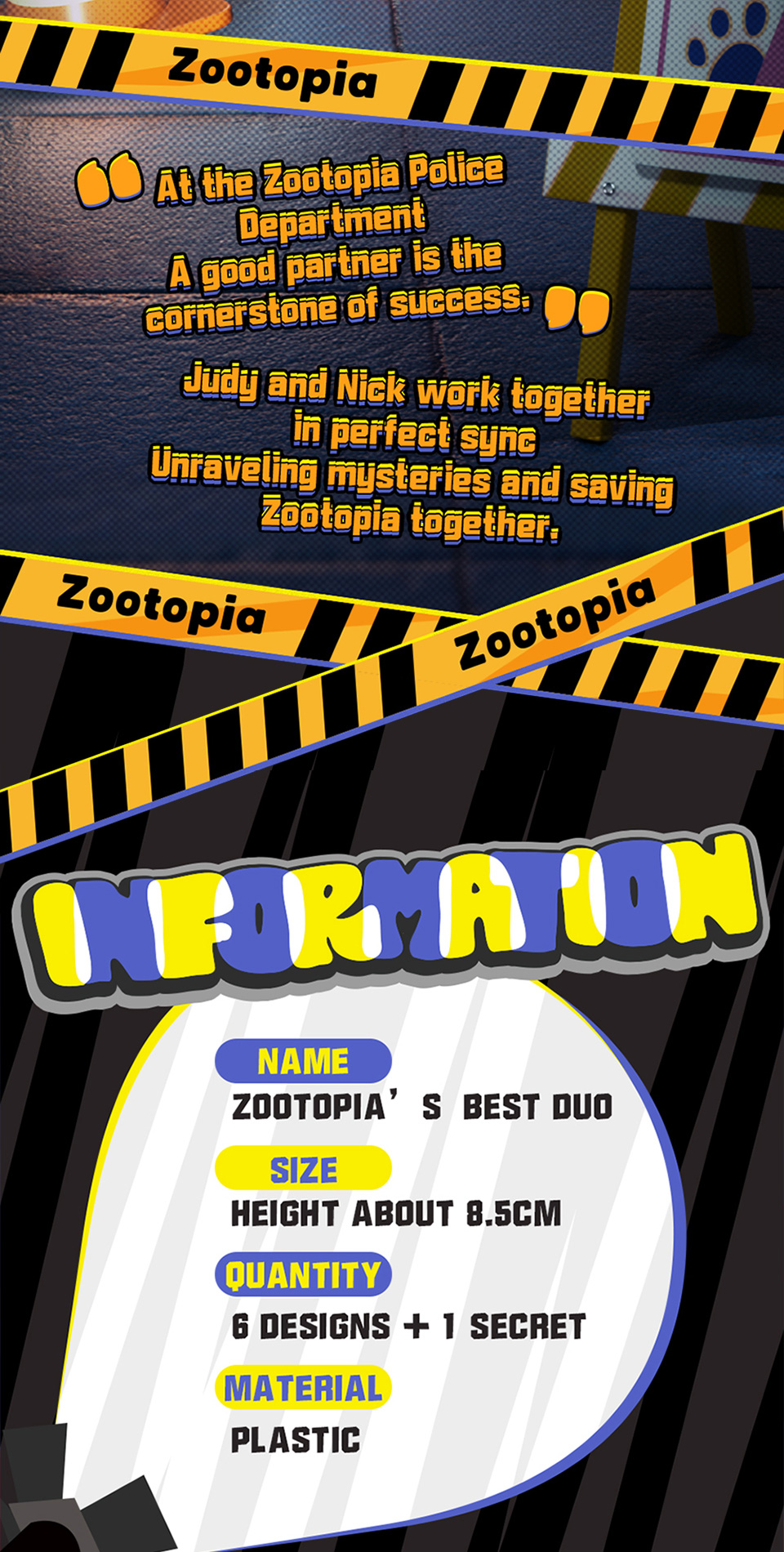 52TOYS Disney Zootopia's Best Duo Series Blind Box Figure Toy(Whole Set ...